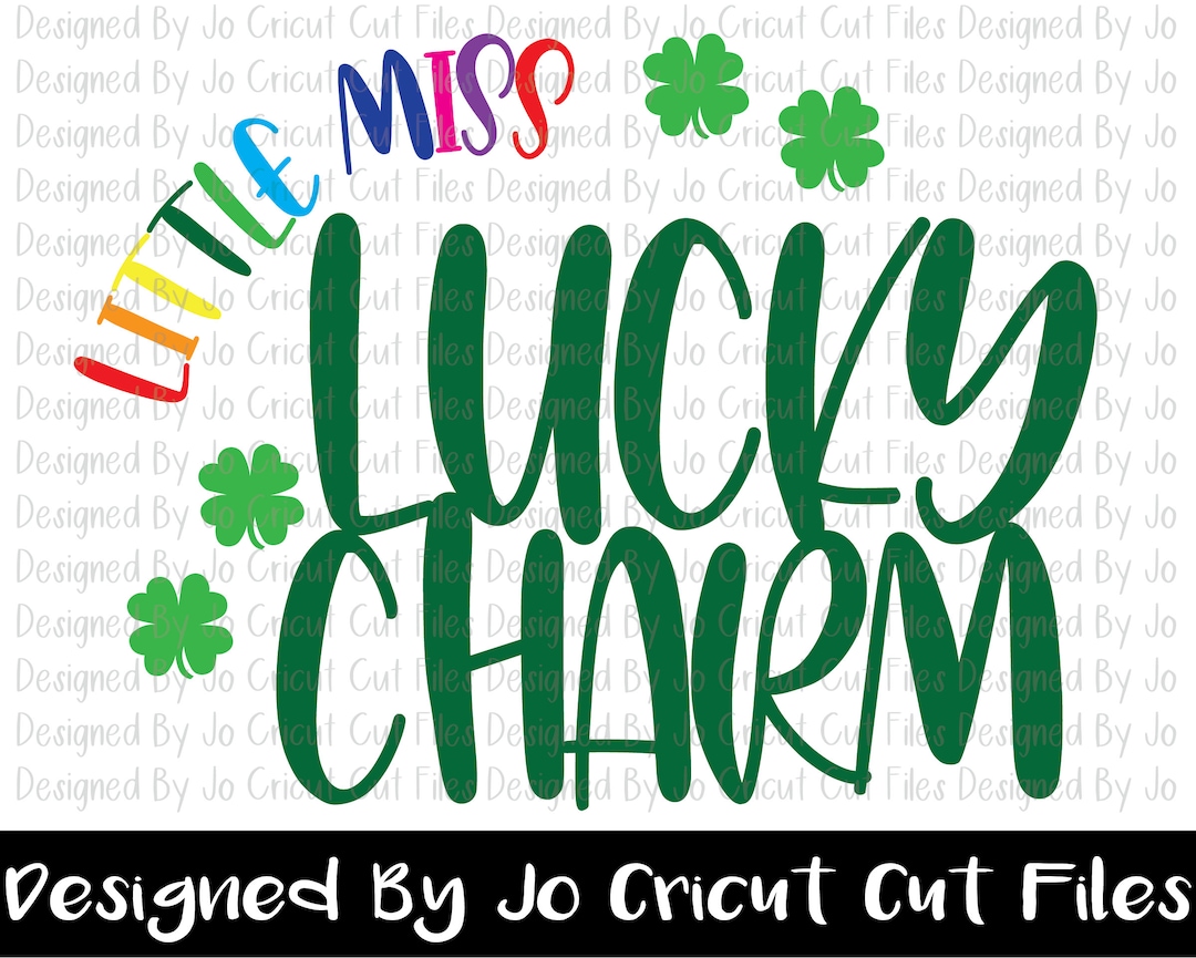 Little Miss Lucky Charm SVG, PNG / Cricut Compatible - Etsy