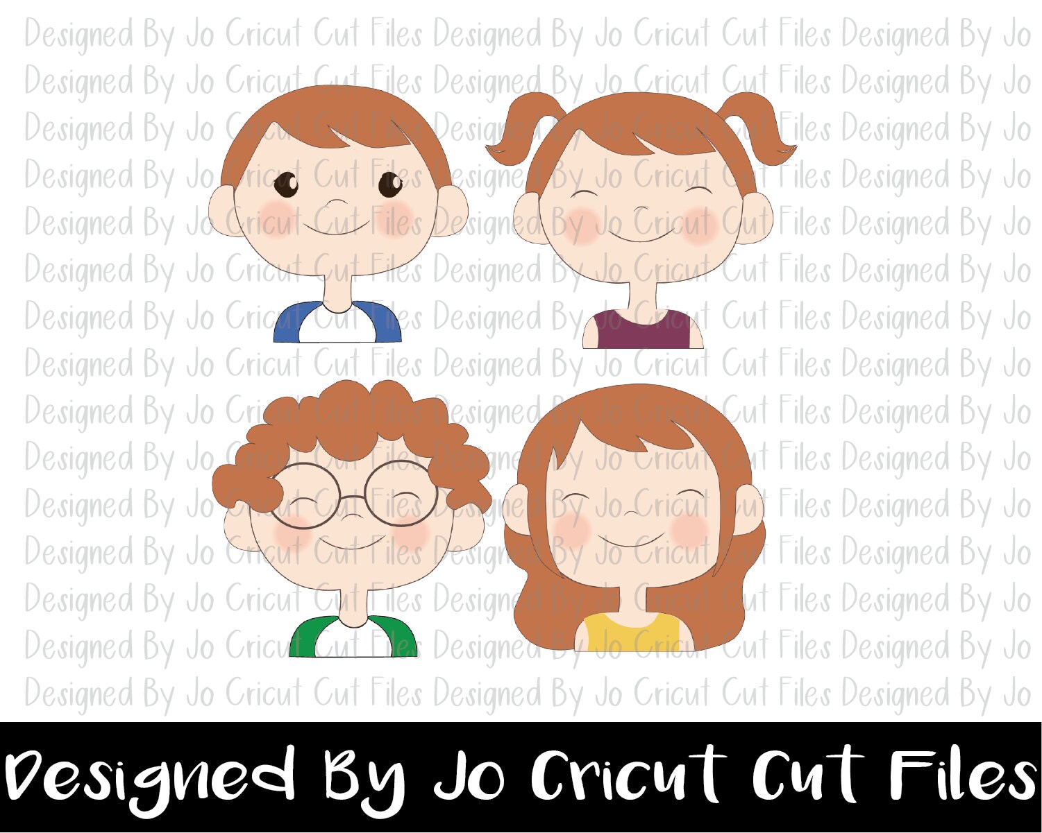 Cartoon Kids SVG PNG / Cricut Compatible - Etsy Australia