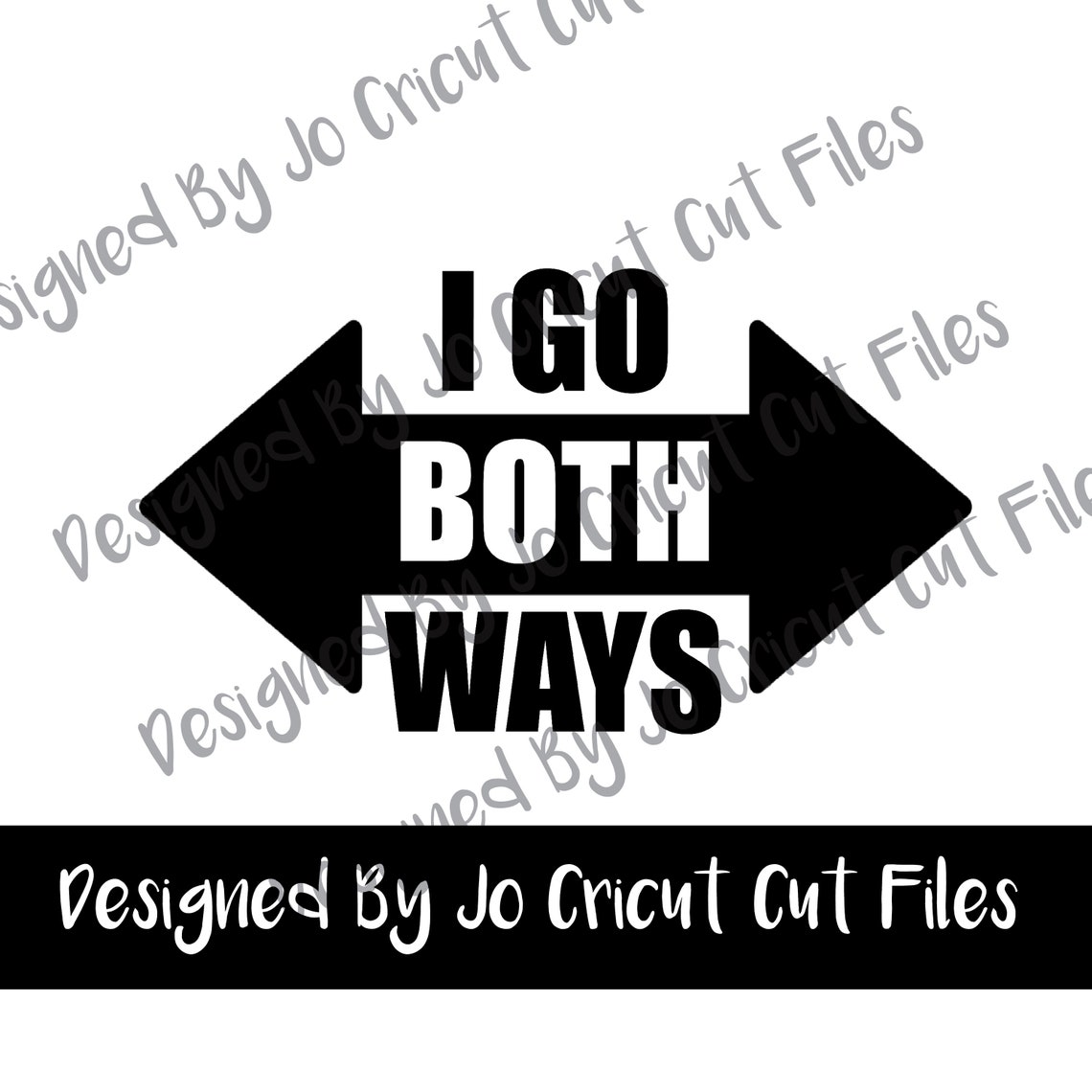 I Go Both Ways Bi Pride LGBT SVG, PNG / Cricut Compatible - Etsy