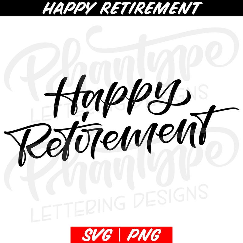 Retirement Svg - Etsy