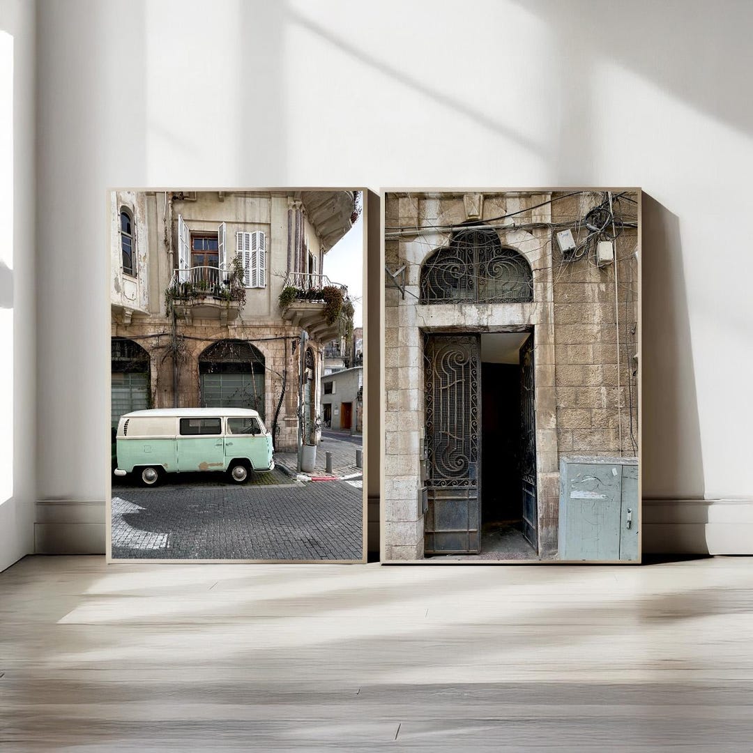 Tel Aviv Print Set — Ottoman Architecture of Jaffa, Israel Photo - Etsy