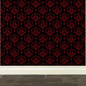 Vampire Bat Grotesque Wallpaper - Etsy