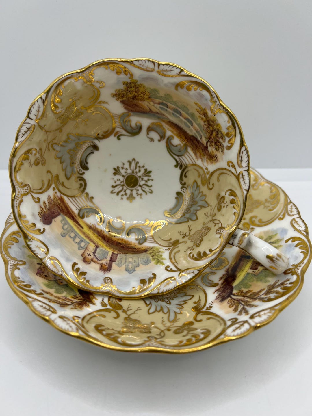 This is a Lovely Cup and Saucer Made in the “adelaide” Footed Form by ...