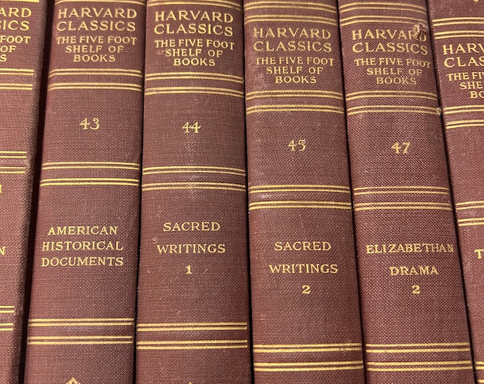 The Harvard Classics. the Five Foot Shelf of Books 22-50 Only. 1910 - Etsy