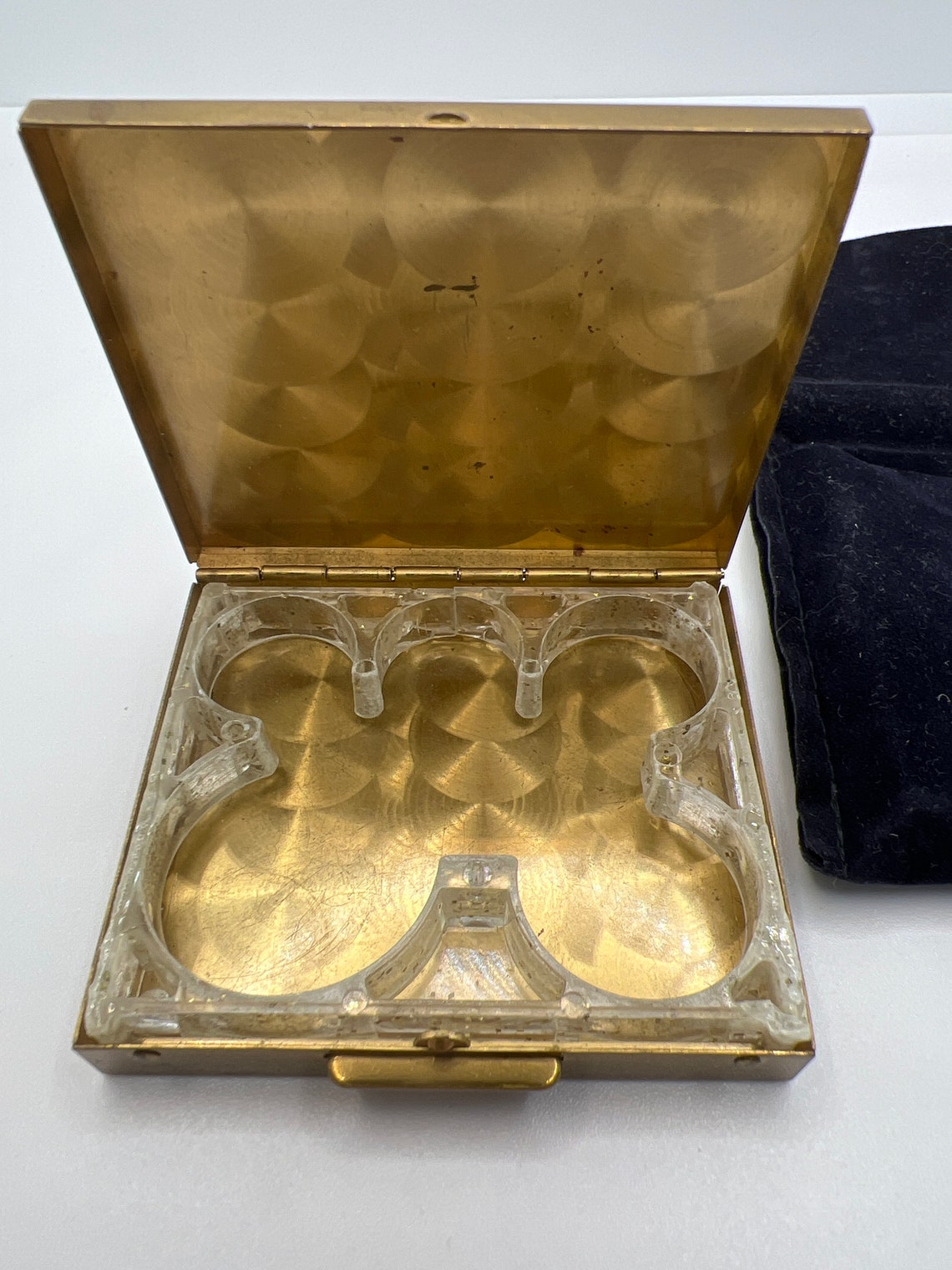 Vintage 1950s Petty Cash Purse / Wallet Brass Metal 3 Inches Square - Etsy