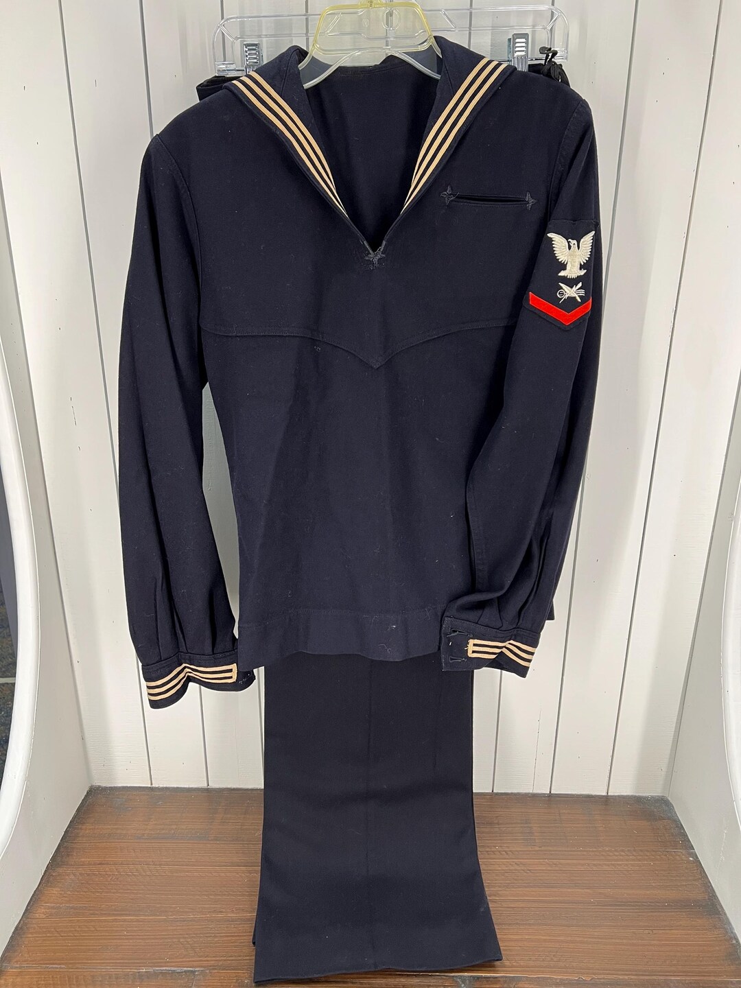 Vintage WW2 US Navy Cracker Jack Wool Uniform - Size Small - Etsy