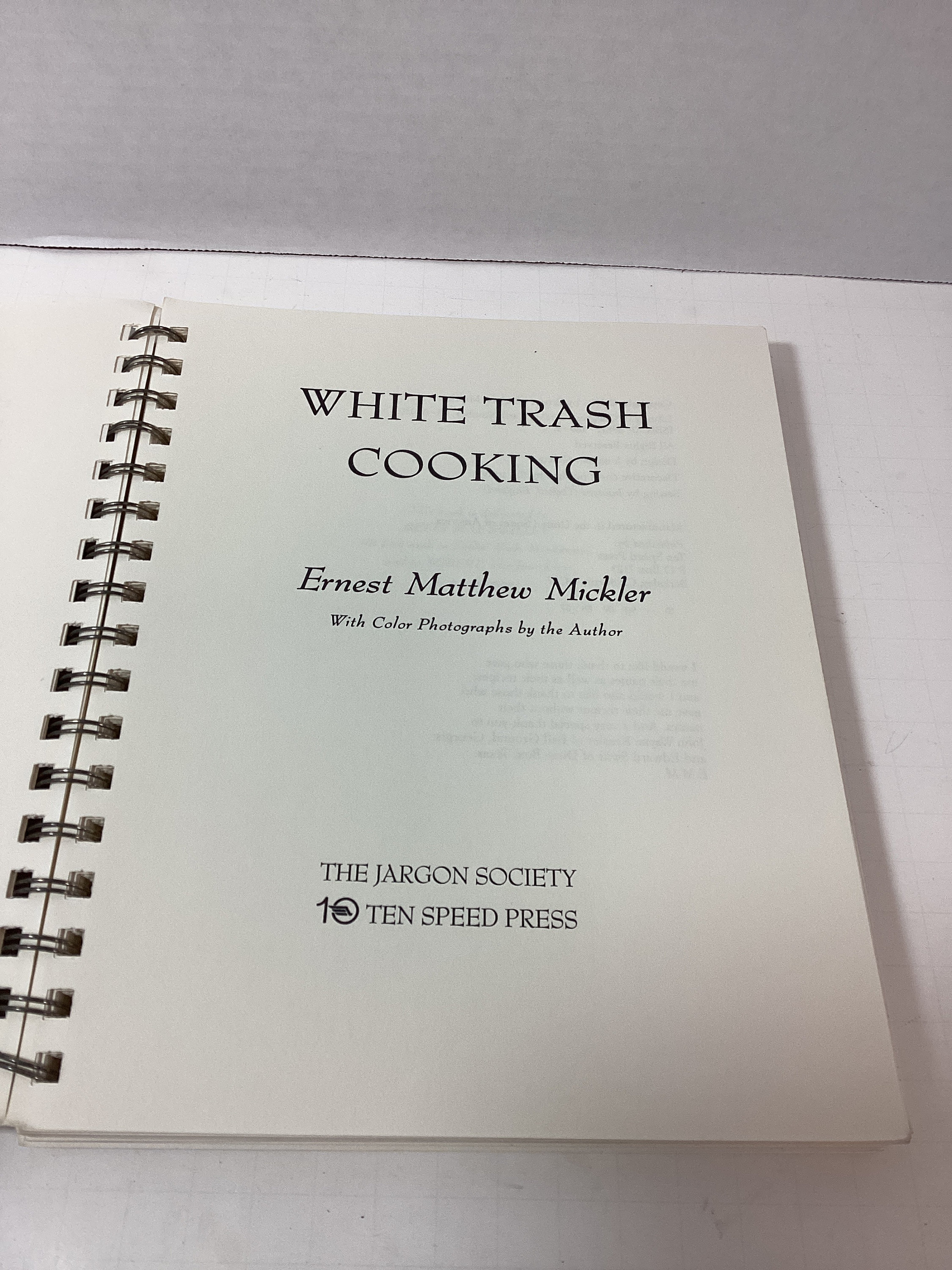 Vintage Cookbook “white Trash Cooking” 1986 RARE in Excellent Condition ...