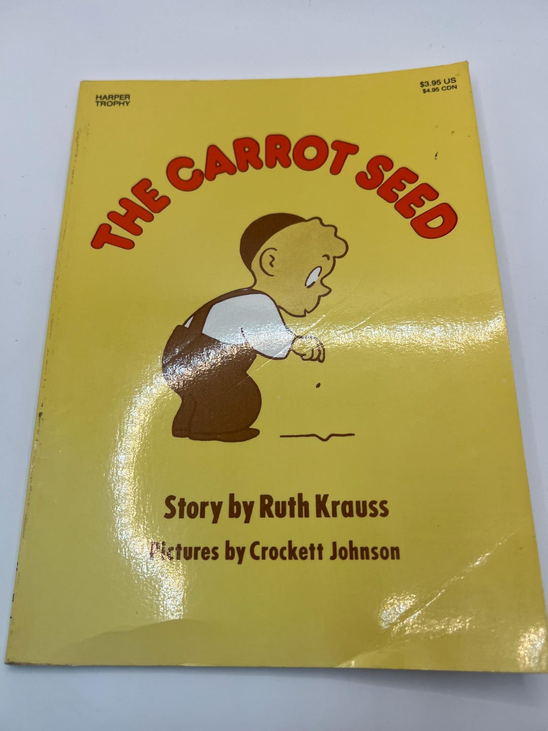 Vintage Children's Book “THE CARROT SEED“ by Ruth Krauss 1973 Good ...