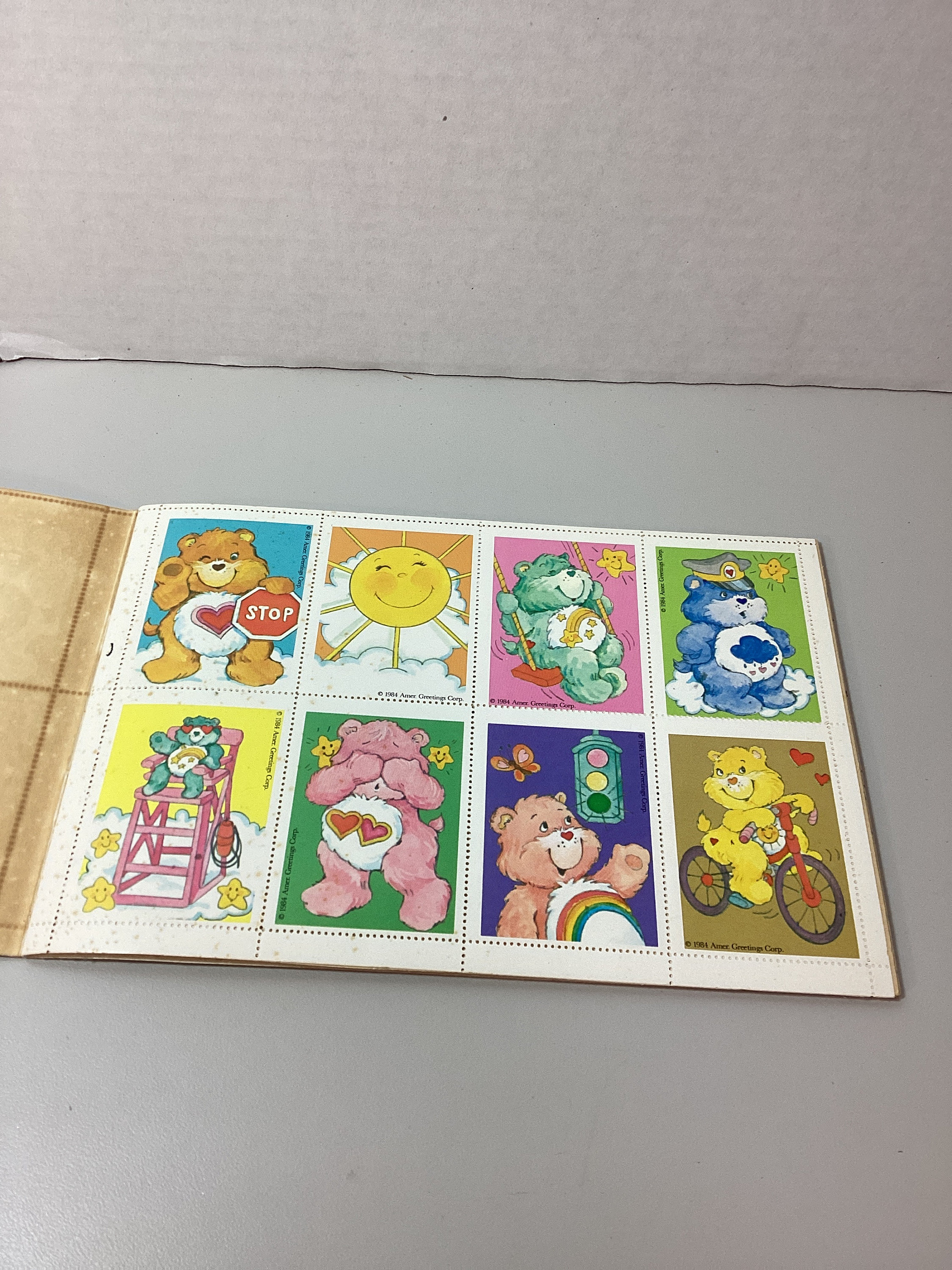 Vintage Care Bear Sticker Book. All Stickers Included 1984. Excellent ...