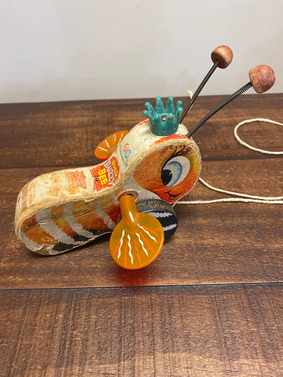 1956 Vintage Fisher Price Queen Buzzy Bee. 444. Very Sweet - Etsy