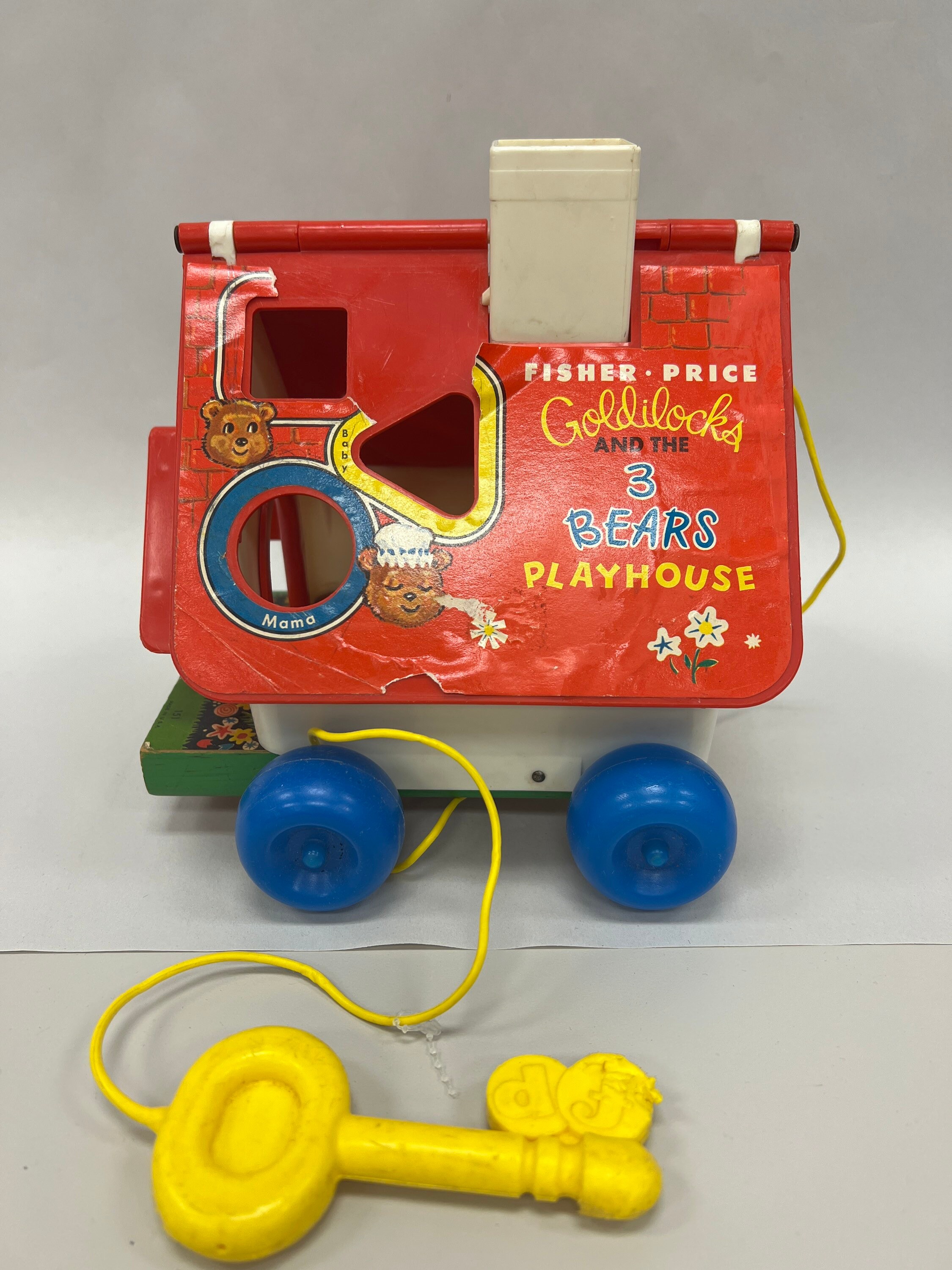 1967 Fisher Price Goldilocks and the 3 Bears Playhouse. Toy Number 151 ...