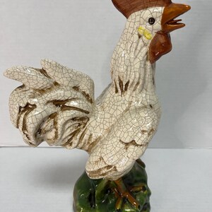 Mark Roberts French Country Porcelain Crackle Rooster. 13.5 Inches in ...