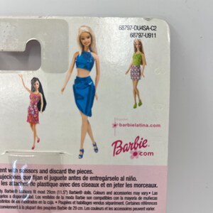 Vintage Barbie Keychain Clip Set of 2 NIB Red and Purple Color. Inside ...
