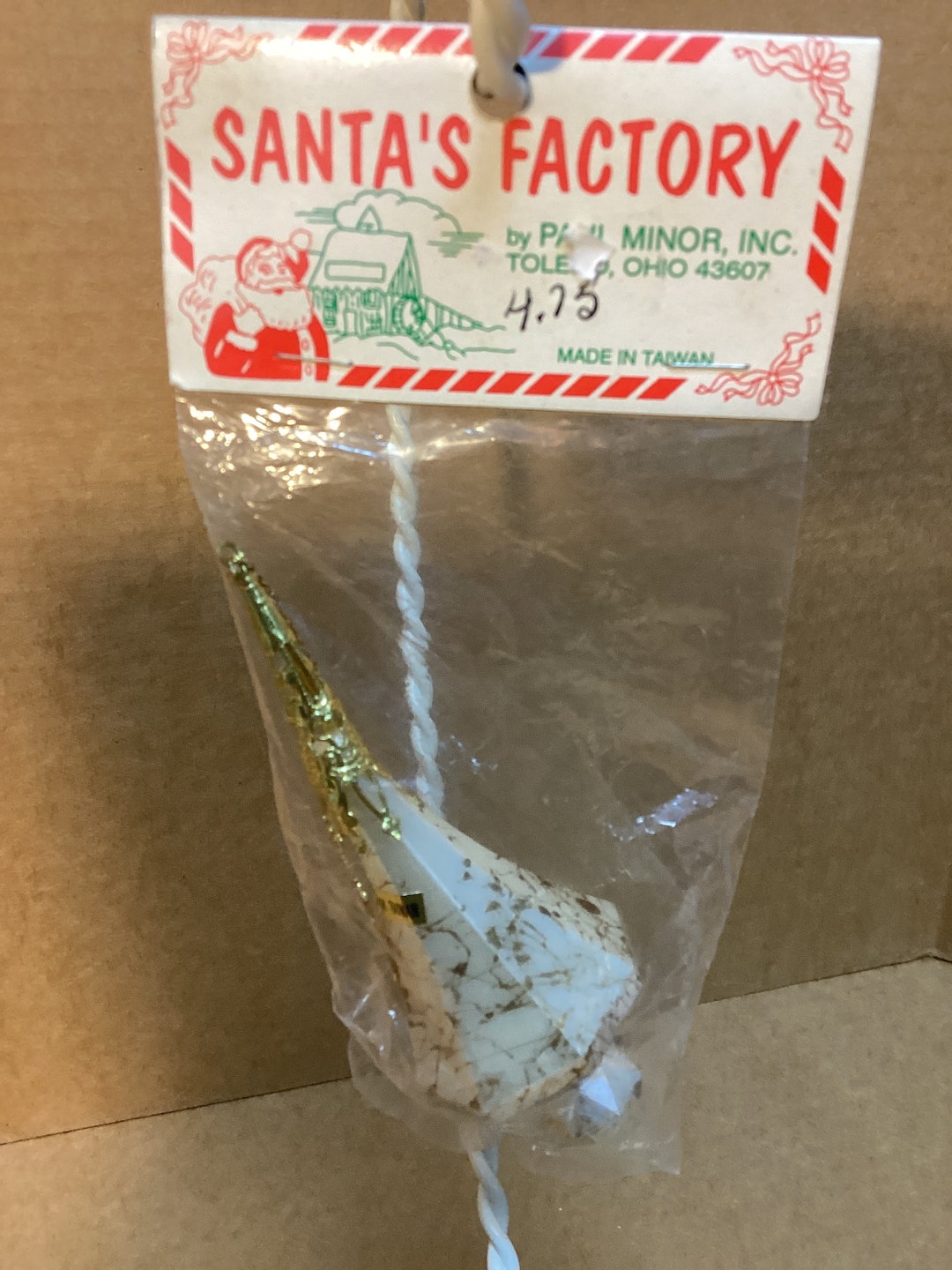 Vintage Paul Minor, Inc Set of 2 Christmas Ornament 5 Inches Long. New ...