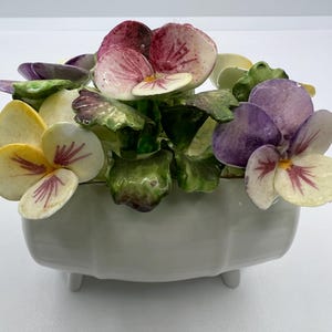 Vintage Ansley England Hand Modelled Hand Painted Fine Bone China July ...