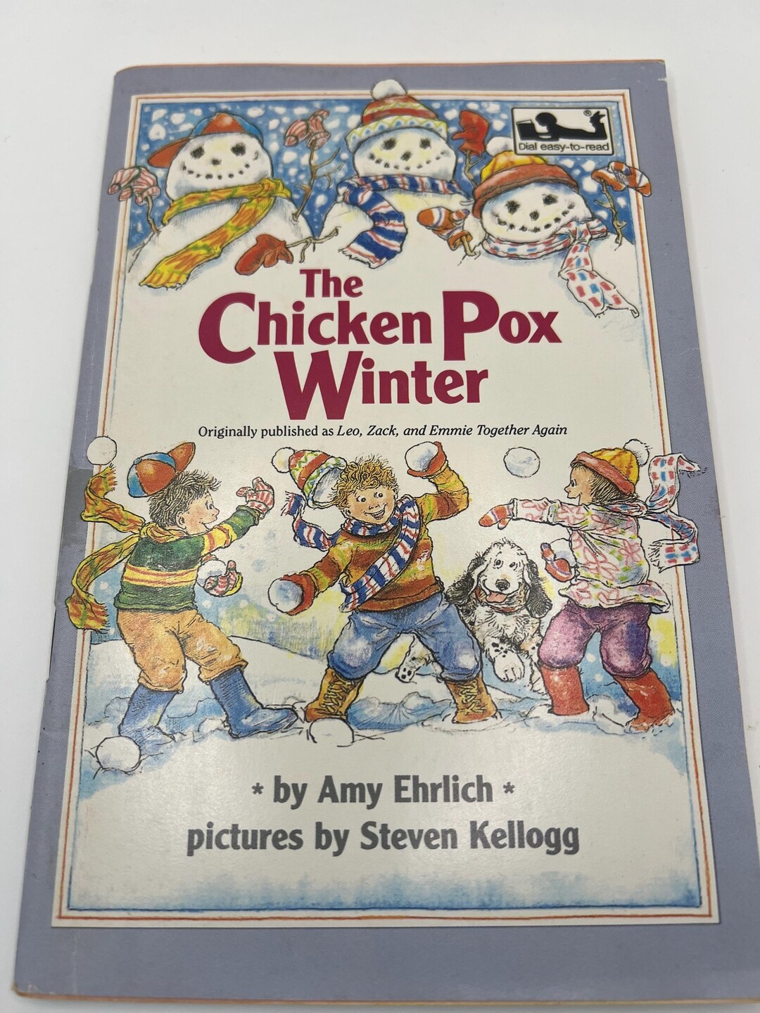 Vintage 'the Chicken Pox Winter' Book by Amy Ehrlich - Etsy