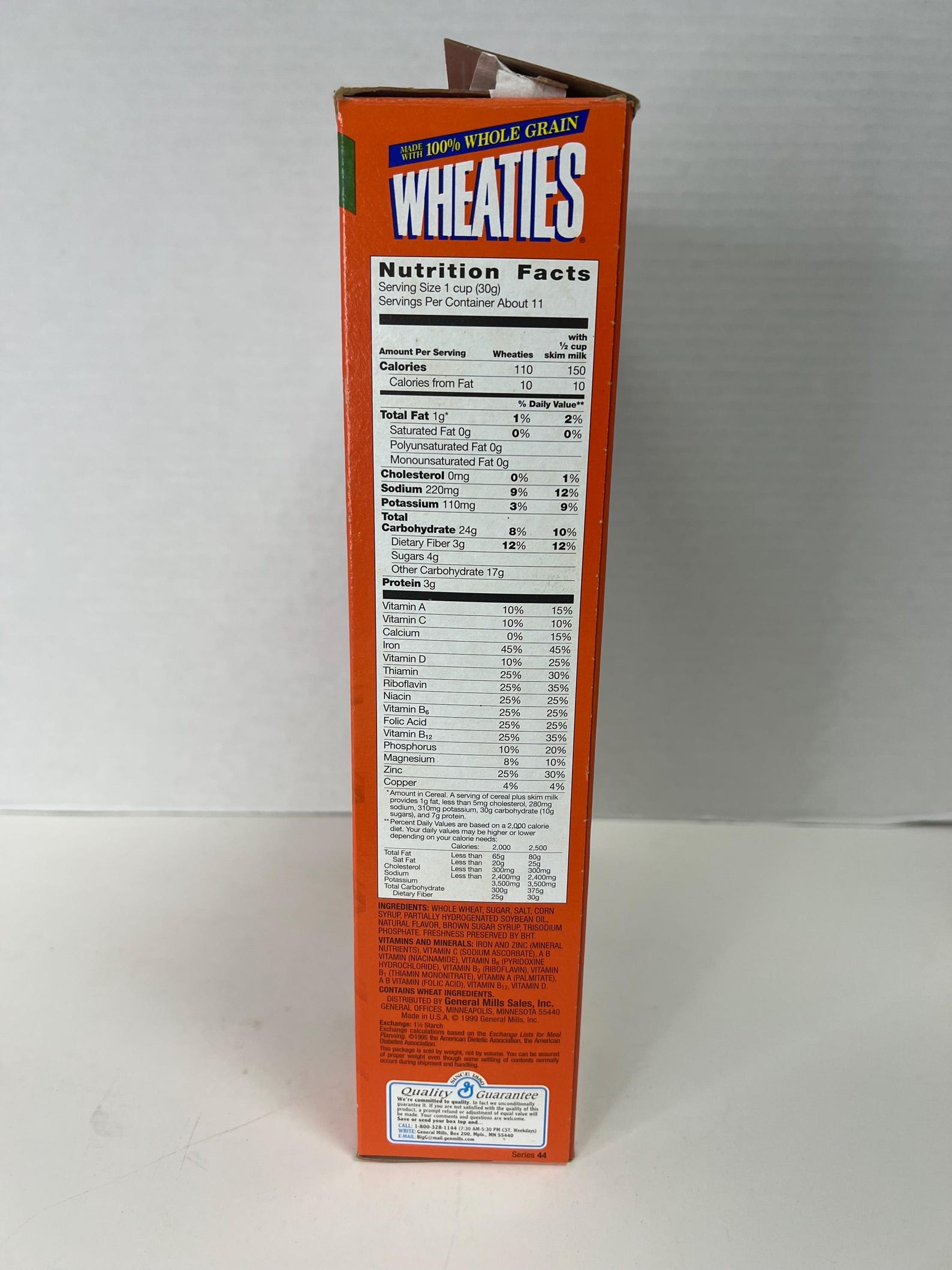 Vintage 1995 Wheaties Cereal Box: Muhammad Ali, Breakfast of Champions ...