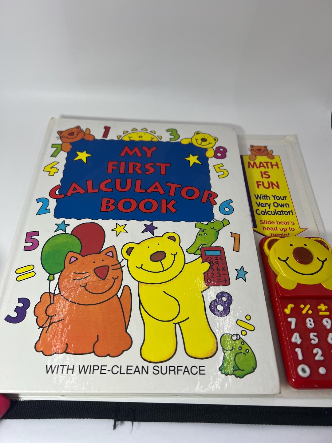 Vintage Children’s Book “my First Calculator Book “ With Wipe Clean ...