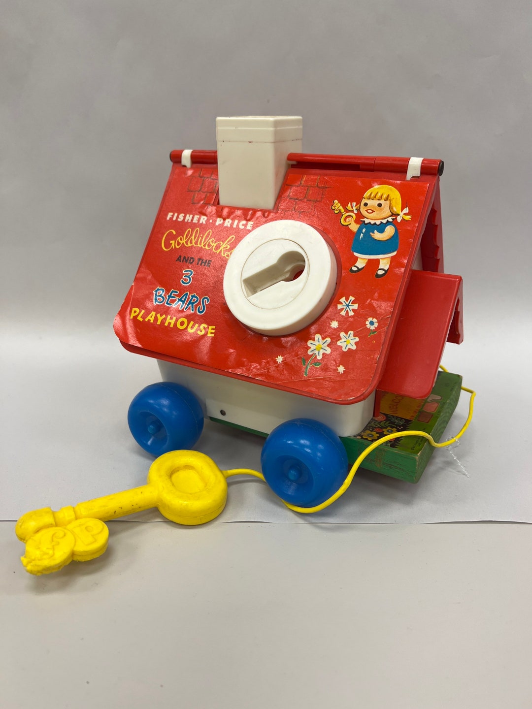 1967 Fisher Price Goldilocks and the 3 Bears Playhouse. Toy Number 151 ...