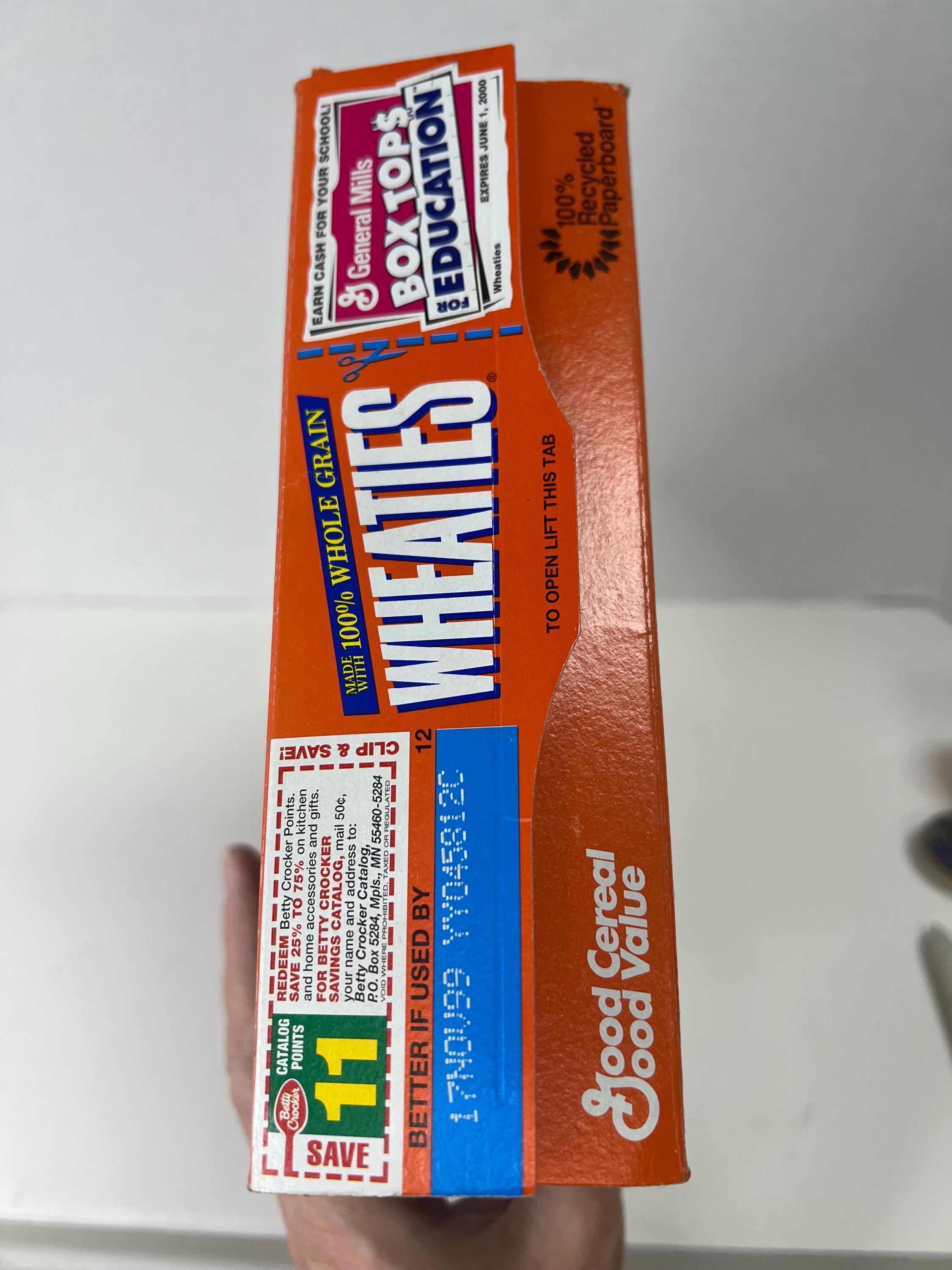 Vintage 1995 Wheaties Cereal Box: Muhammad Ali, Breakfast of Champions ...