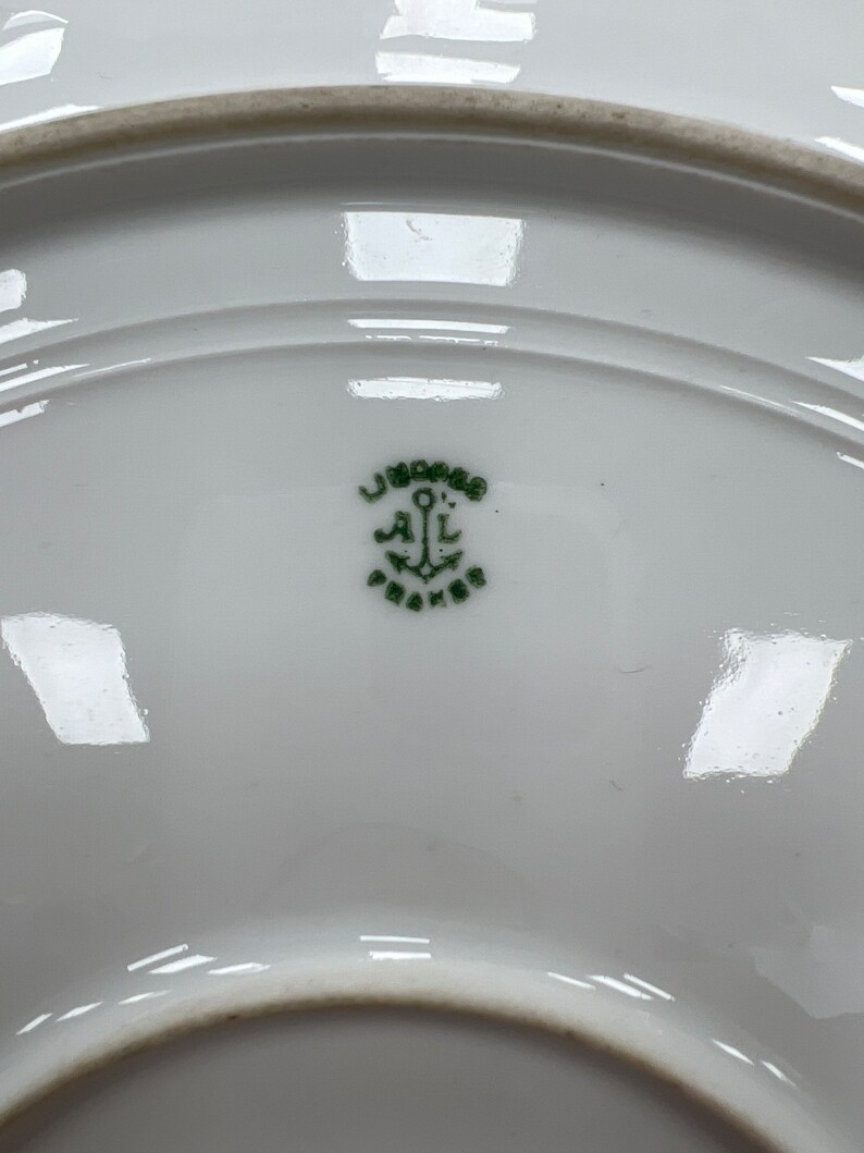 Vintage Limoges France 12 Inch Serving Plate. Cream, Orange and Gold ...