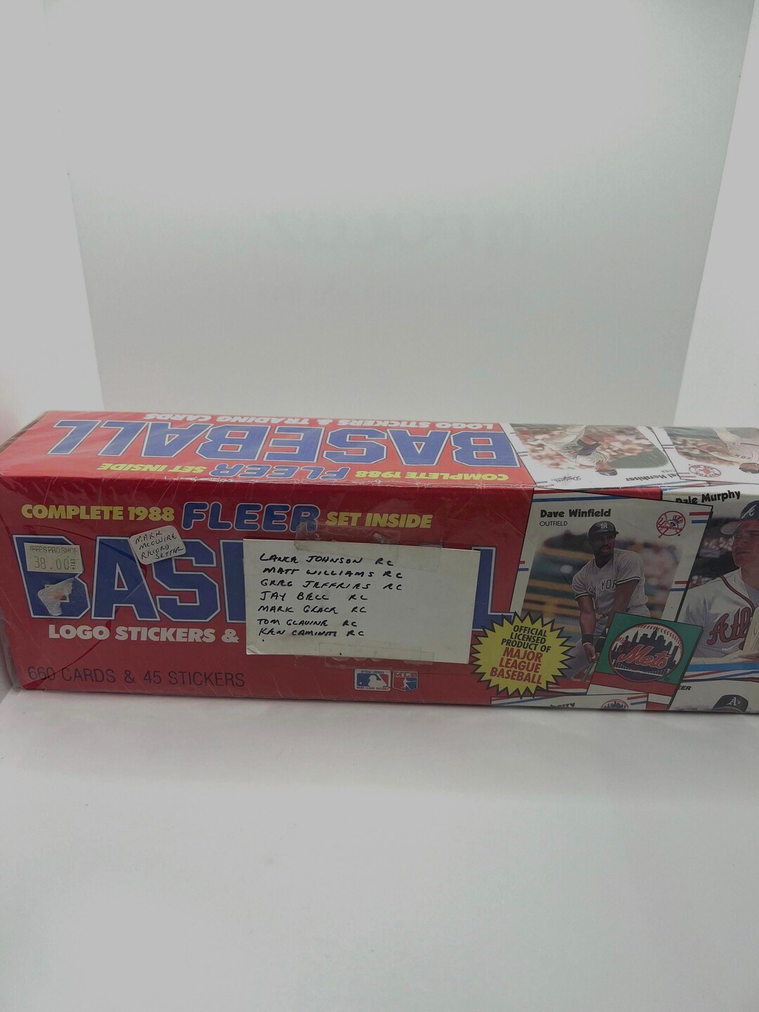 Vintage Complete 1988 Fleer Baseball Logo Stickers and Trading Cards ...