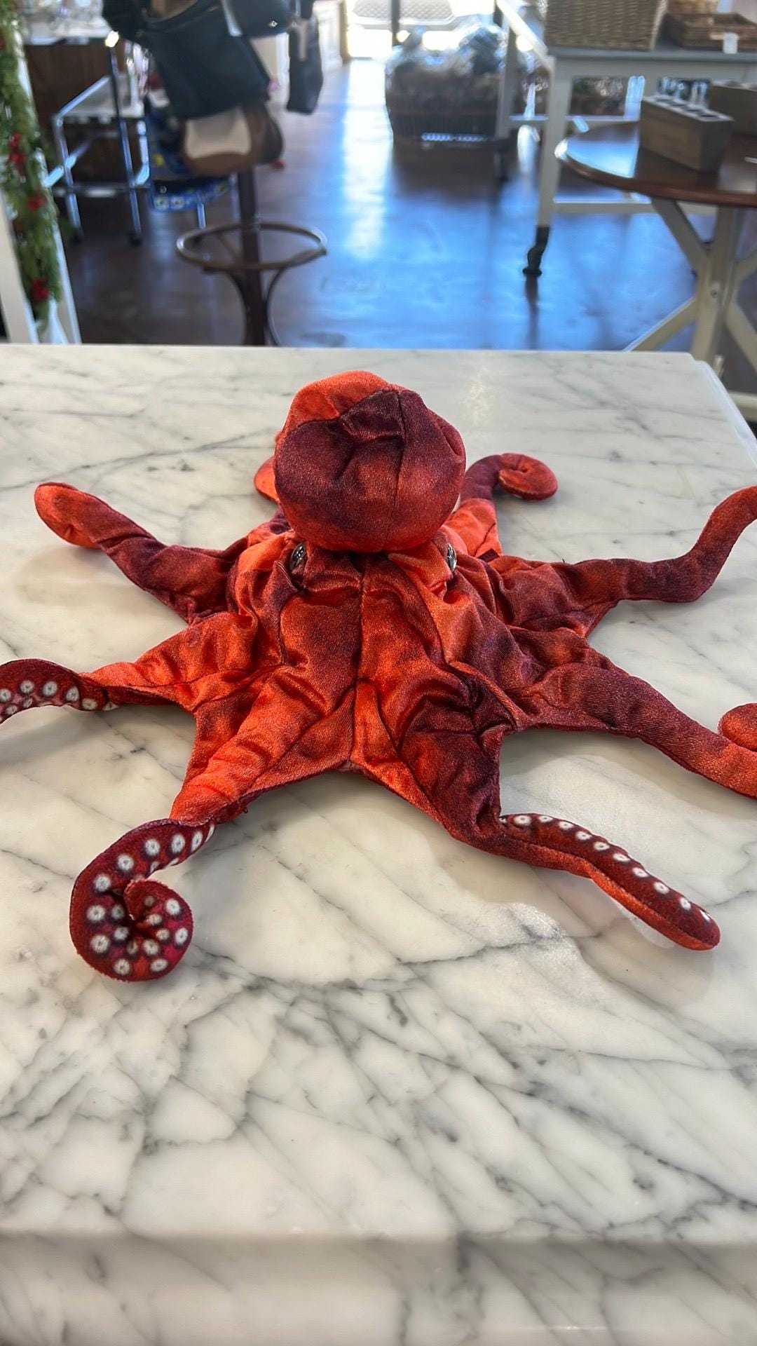 FOLKMANIS Red Octopus Hand Puppet. Preowned Great Condition. - Etsy