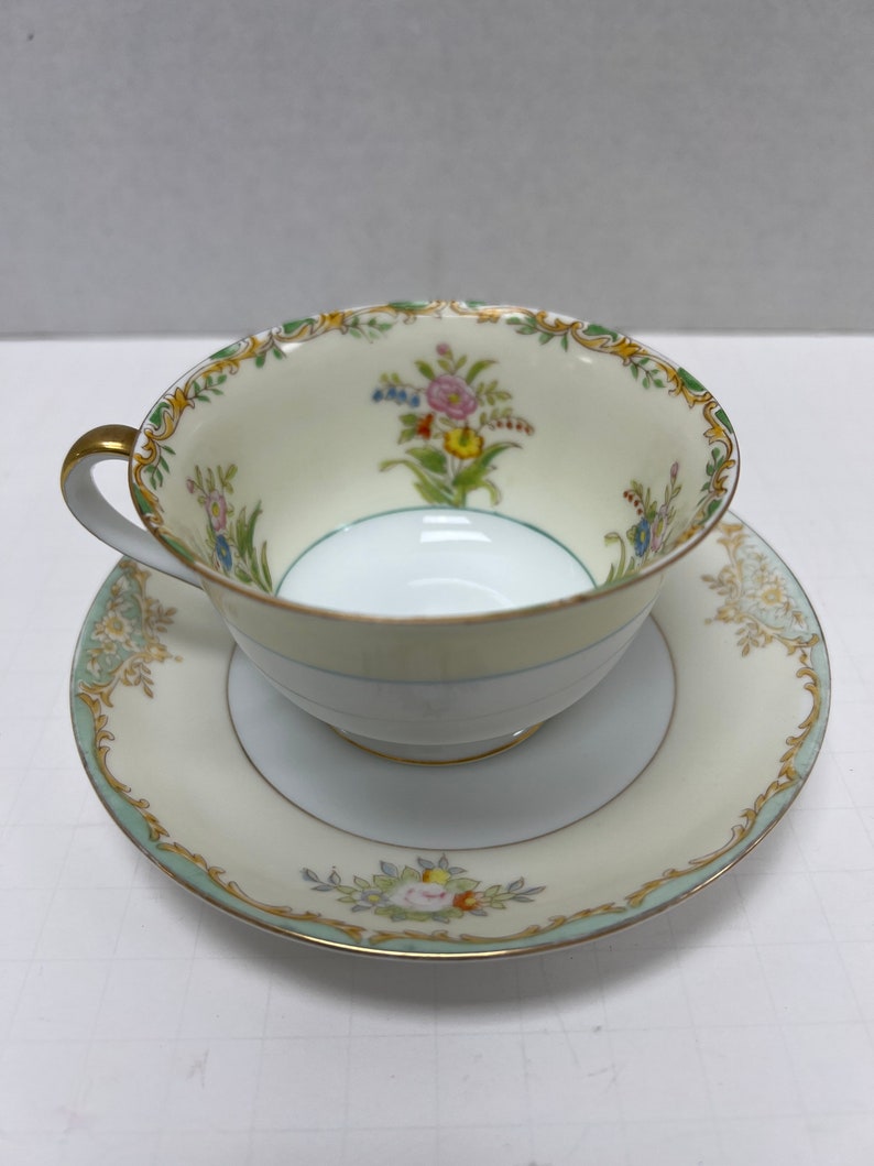 Noritake Hand Painted Japan Tea Cup Set. Beautiful Wild - Etsy