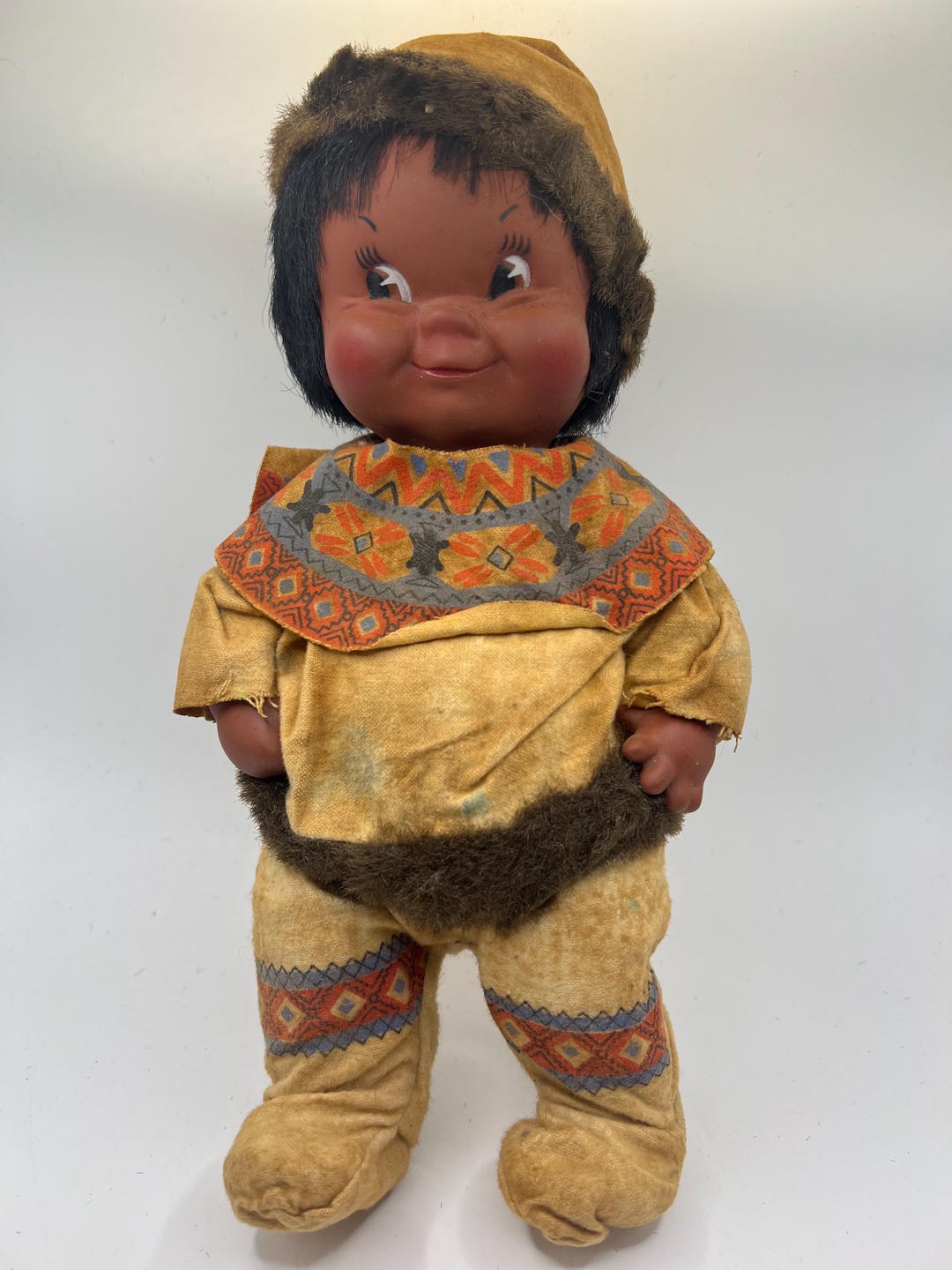 Vintage Regal Toy Co. Inuit Doll: 1960s Canadian Native Indian Doll - Etsy