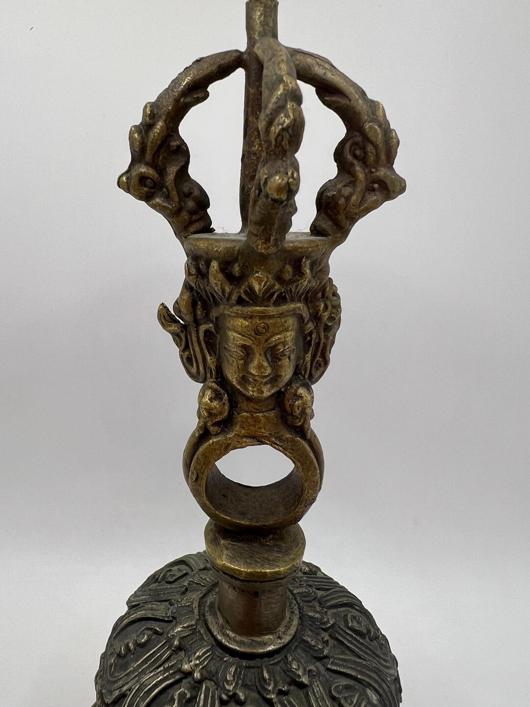 Tibetan Buddhist Prayer Bell Also Known as “dril-bu” or “ghanta Made of ...