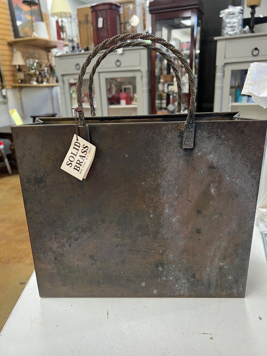 Vintage Brass Purse by Unique Handcraft Corp. Solid Brass in Natural ...