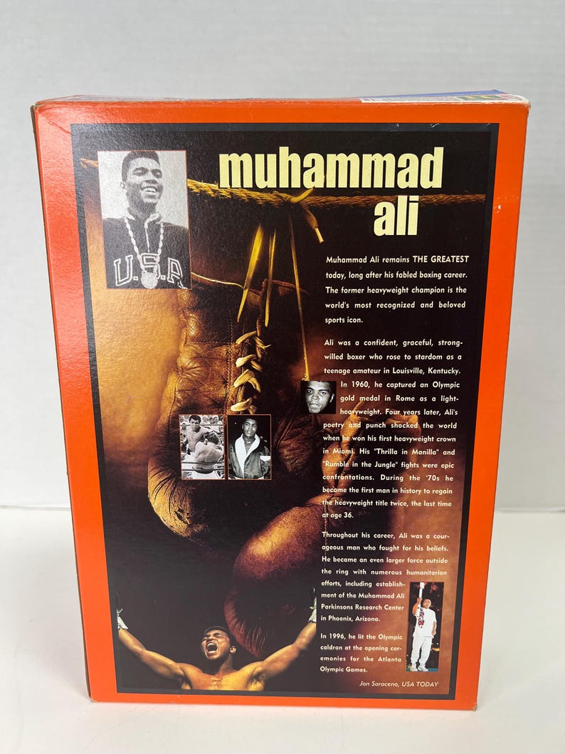 Vintage 1995 Wheaties Cereal Box: Muhammad Ali, Breakfast of Champions ...