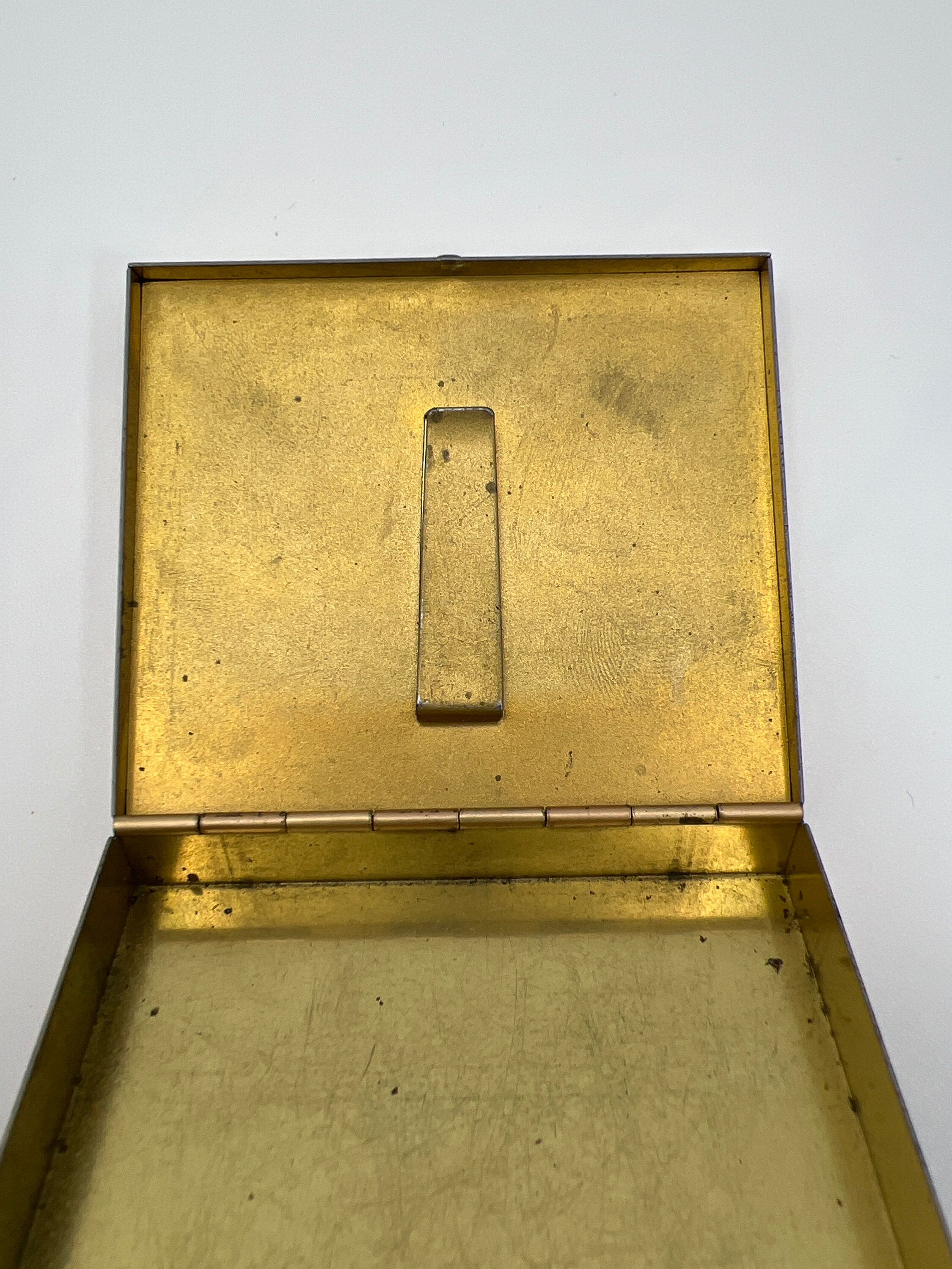 Vintage Brass Petty Cash Container With Bill Clip Pocket Size - Etsy