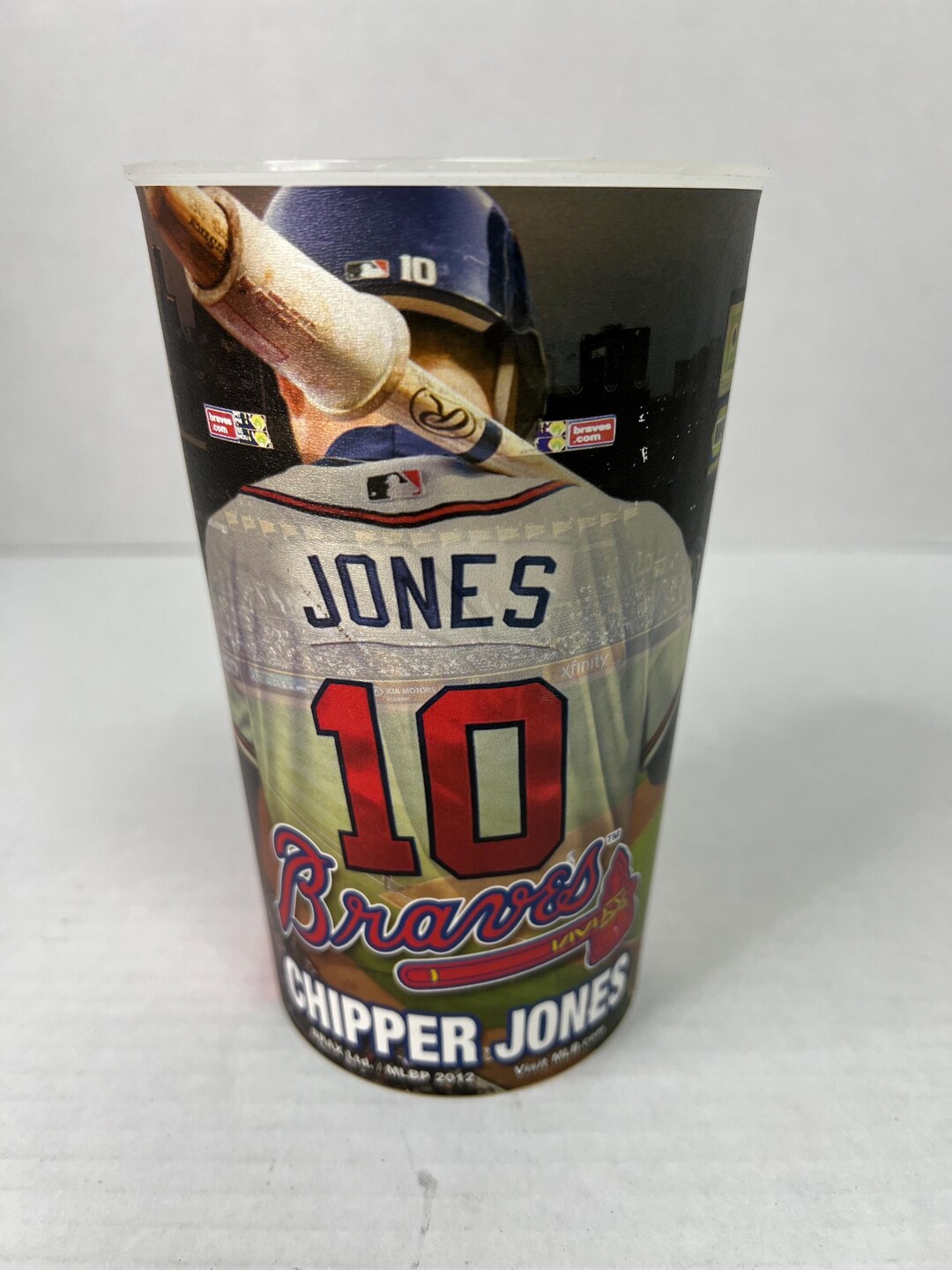 Vintage Chipper Jones Braves Coca Cola Souvenir Cup - Etsy