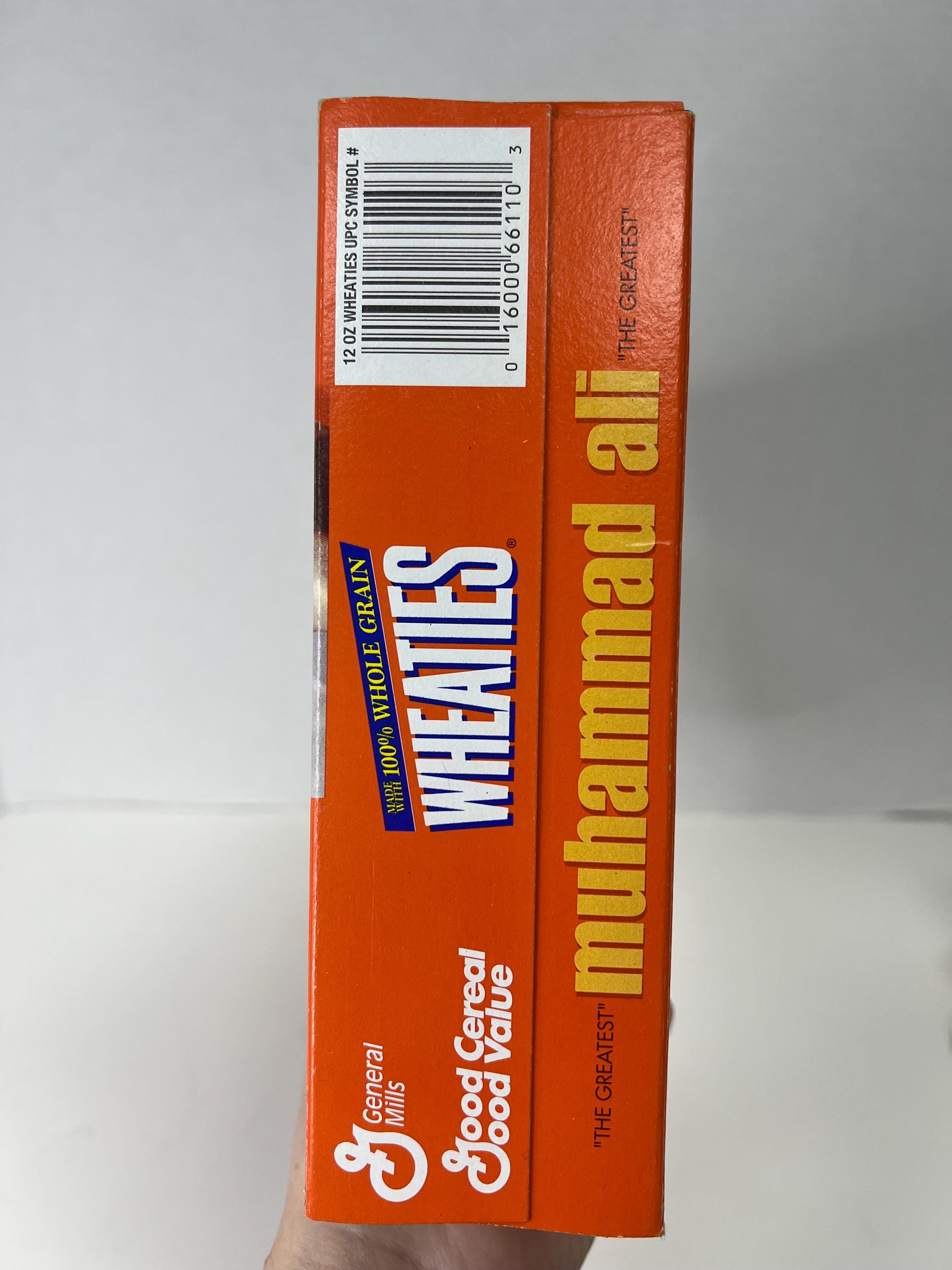Vintage 1995 Wheaties Cereal Box: Muhammad Ali, Breakfast of Champions ...