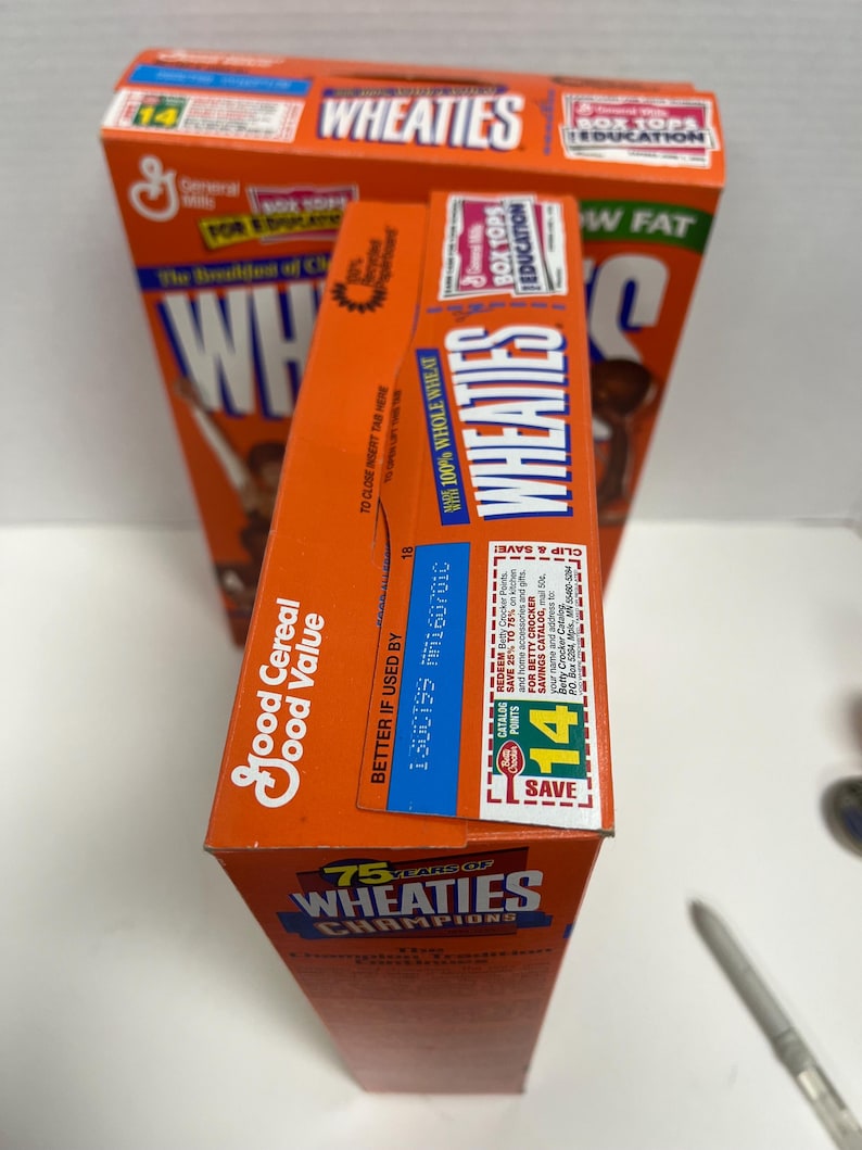 Vintage Wheaties Cereal Box: 75 Years of Champions, Tiger Woods - Etsy