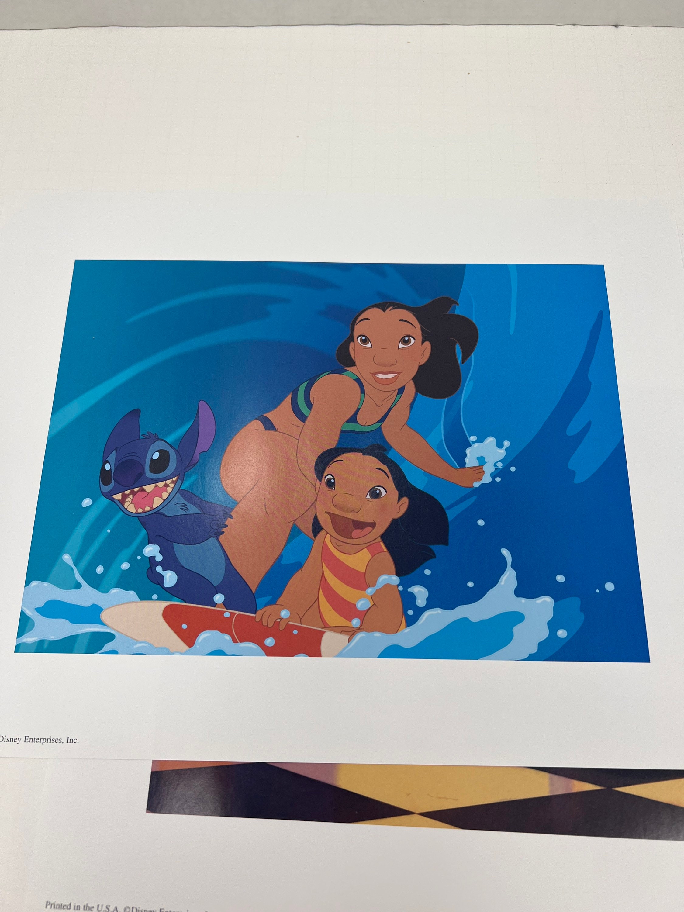 Walt Disney LILO & STITCH 4 Picture Exclusive Lithograph. Very Nice ...