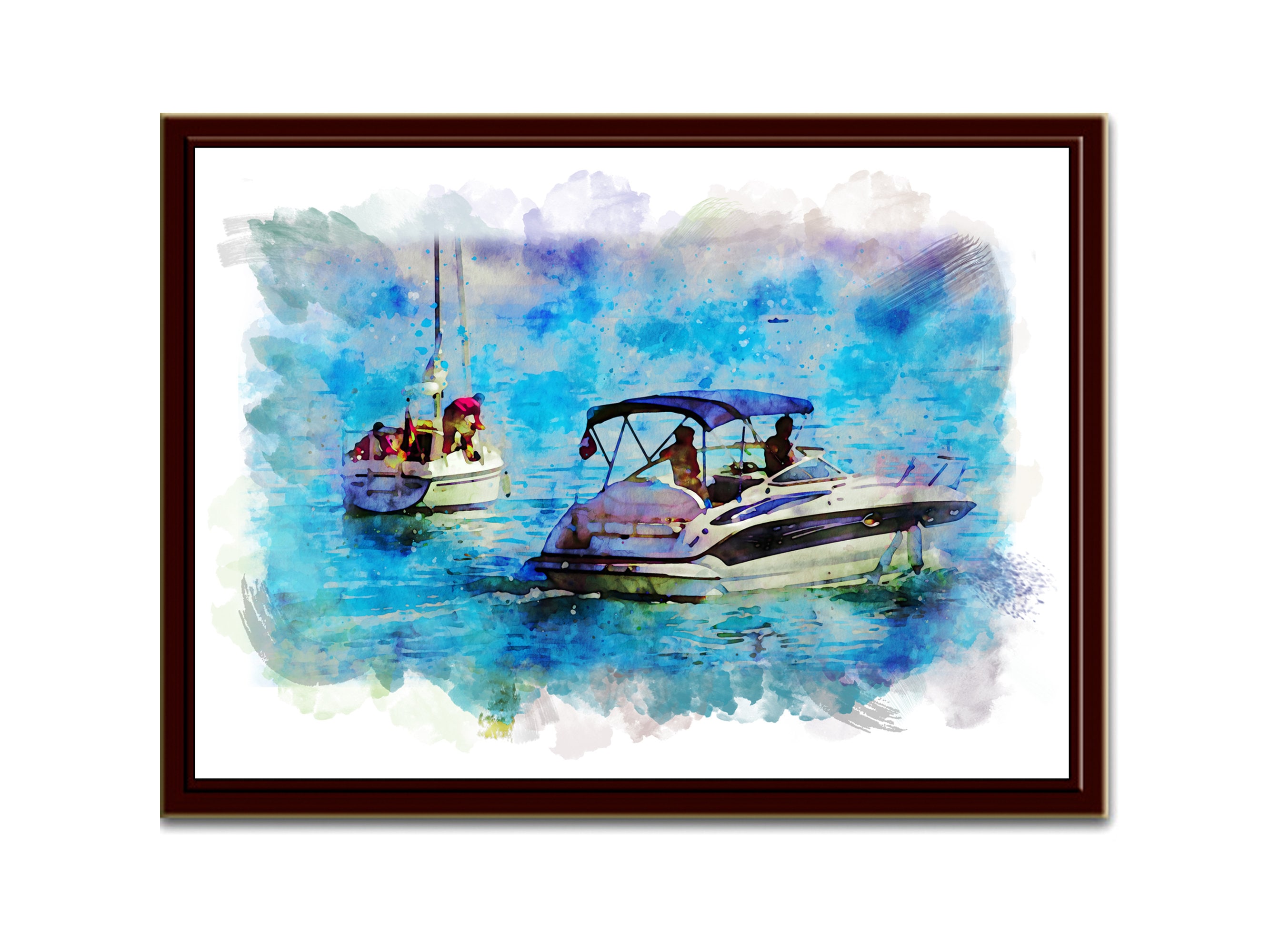 Custom Boat Portrait Boat Painting Personalized Boat - Etsy