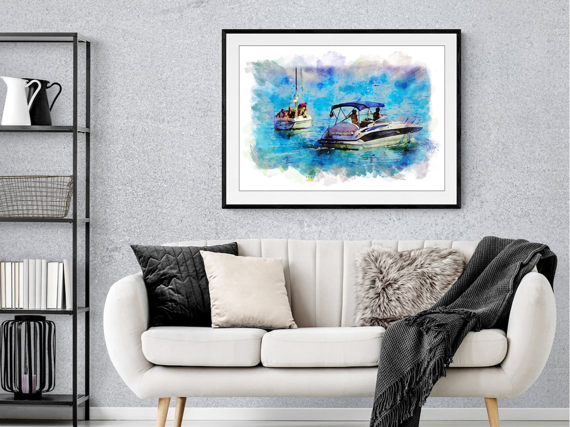 Custom Boat Portrait Boat Painting Personalized Boat - Etsy