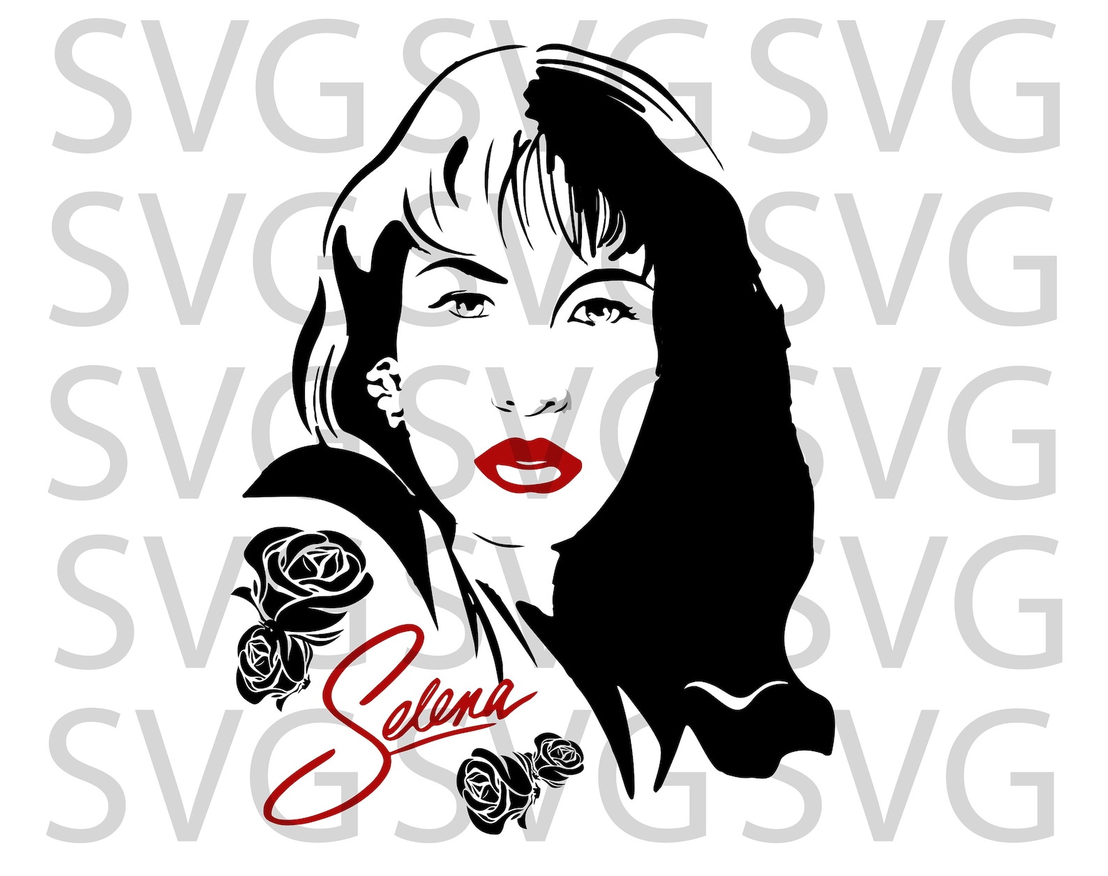 Selena Quintanilla SVG | Como La Flor Digital Download | Latina Music ...