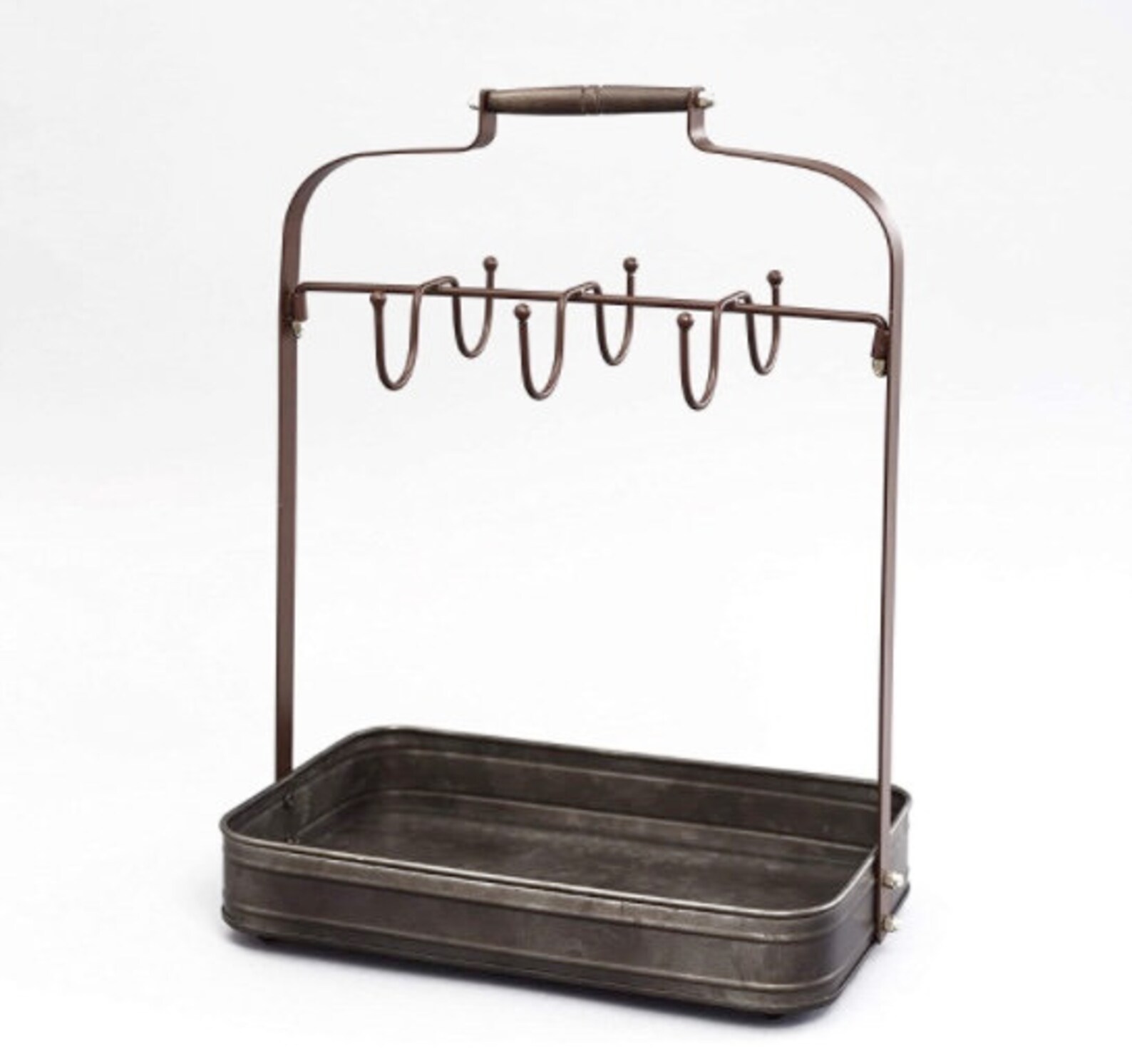 Beautiful Farmhouse Rustic Coffee Mug Metal Rack Holder With - Etsy