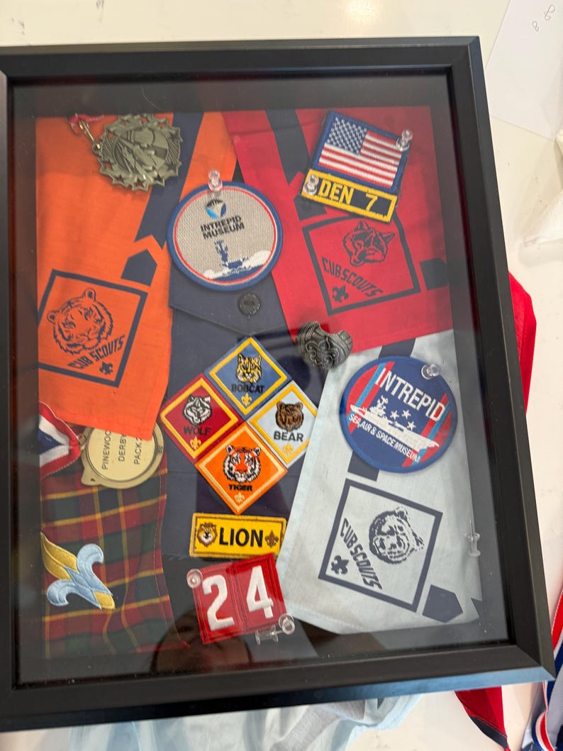 Cub Scout Graduation Keepsake Shadow Box - Etsy