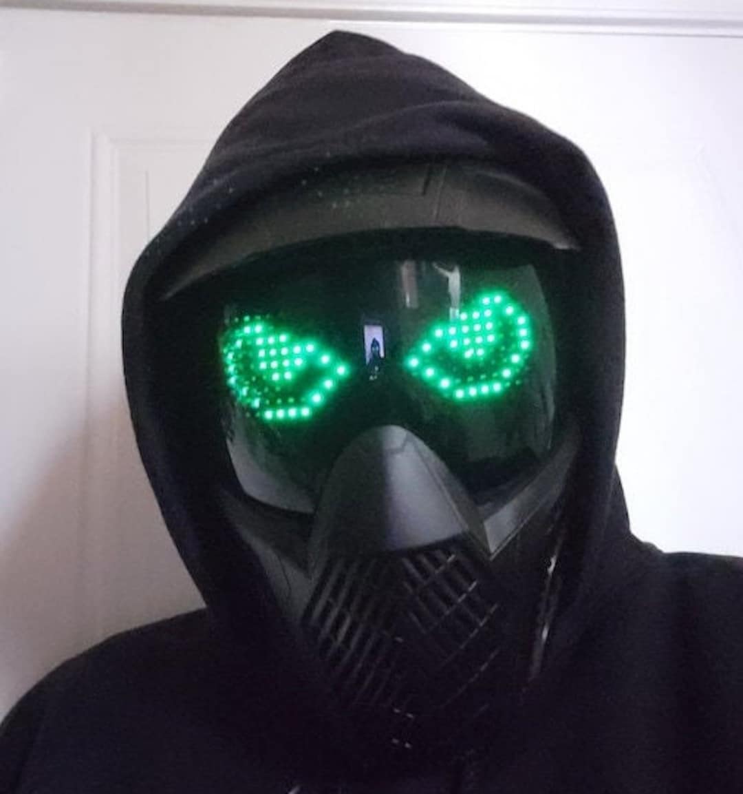 Video Game Inspired Full Face LED Mask Cosplay DJ for Paintball - Etsy UK