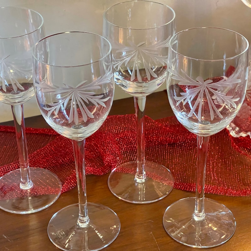 Wine Glass Set - Etsy