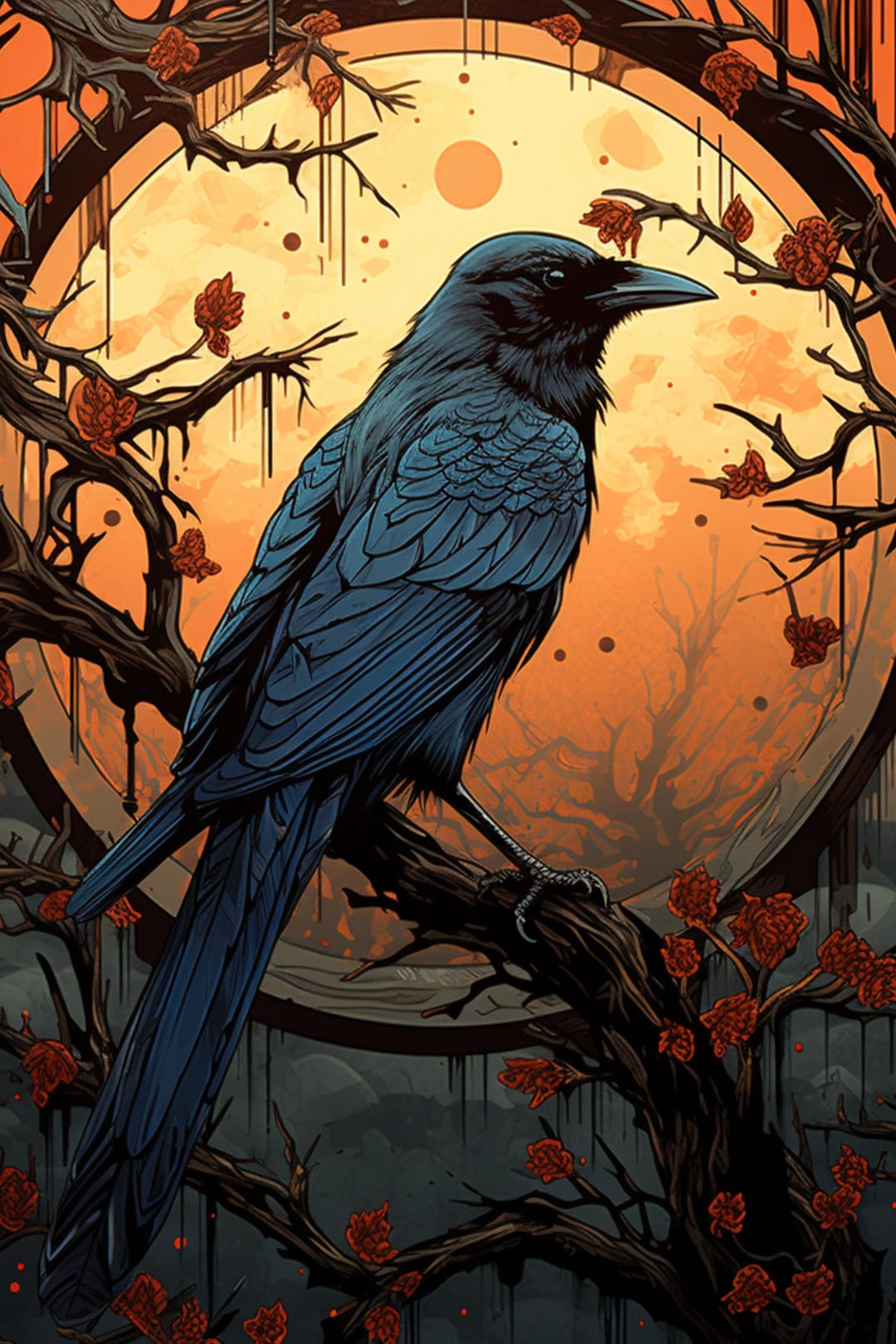 Raven's Collection Cards 5x7 - Etsy