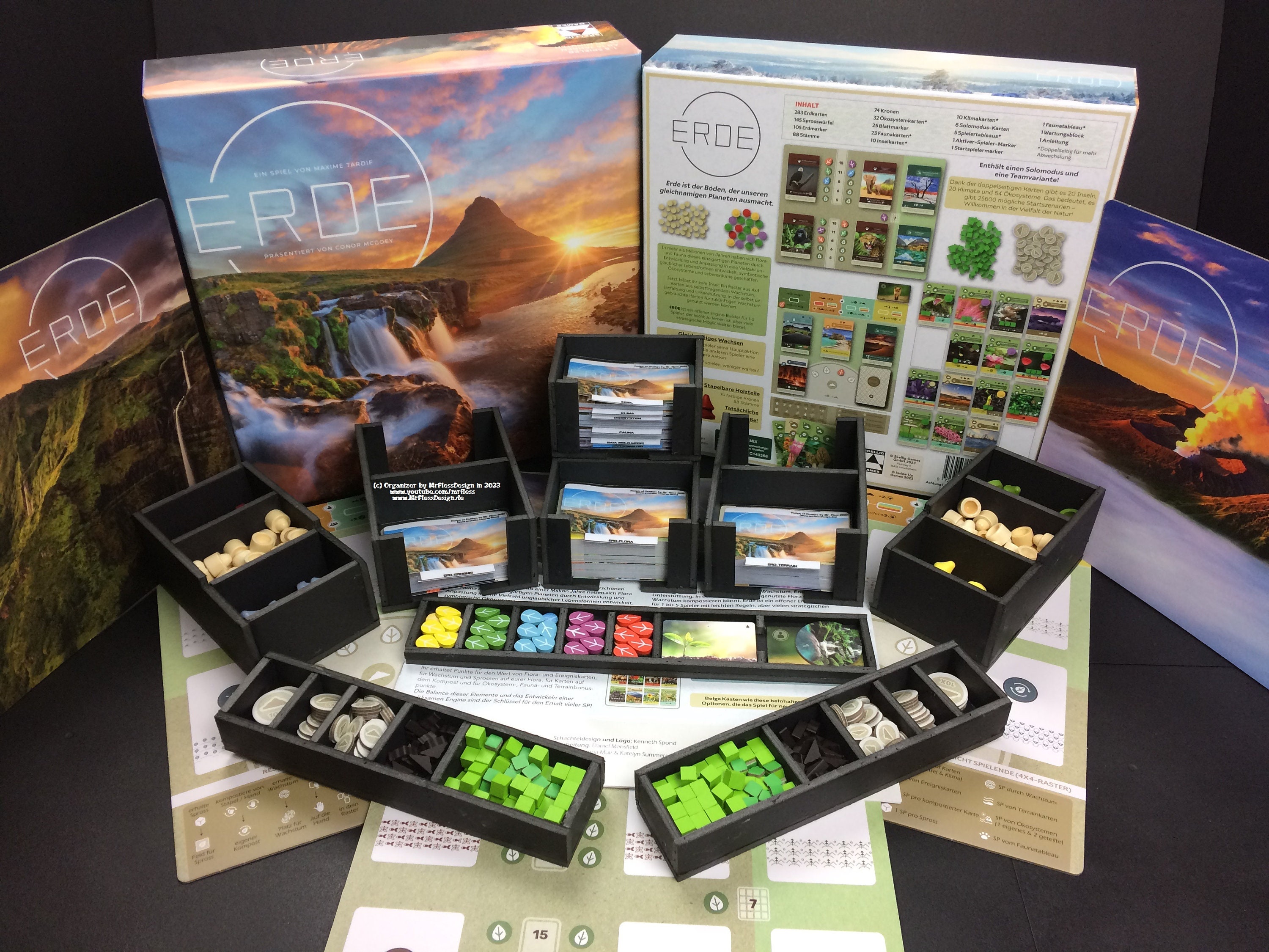 Earth® Organizer - Blueprint (english) Compatible With This Board Game ...
