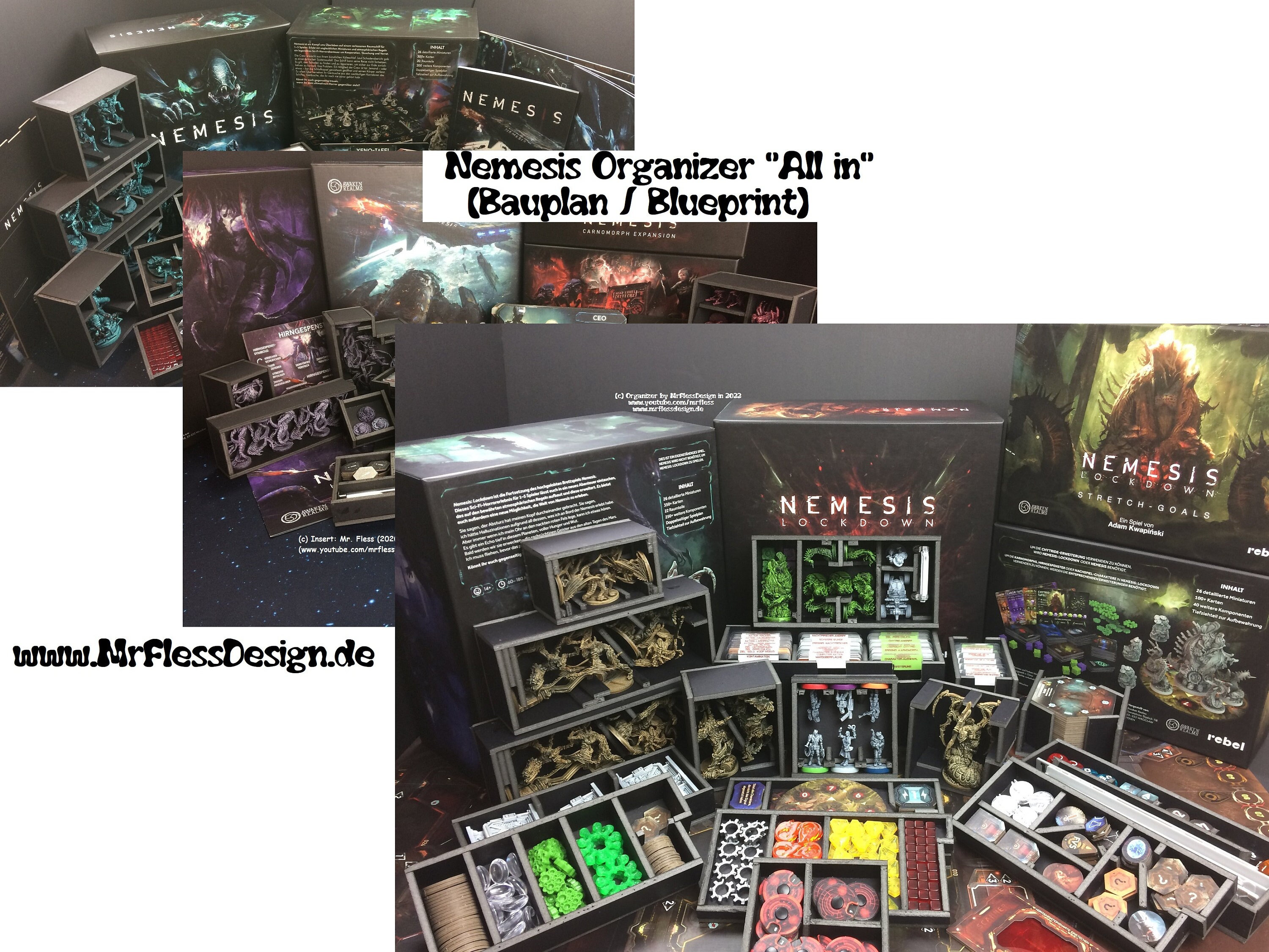 Nemesis "all In"® Organizer - Building Plan Bundle Compatible With This ...