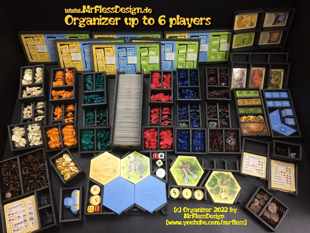 Organizer - Blueprint (english) Compatible With Catan® & Expansions ...