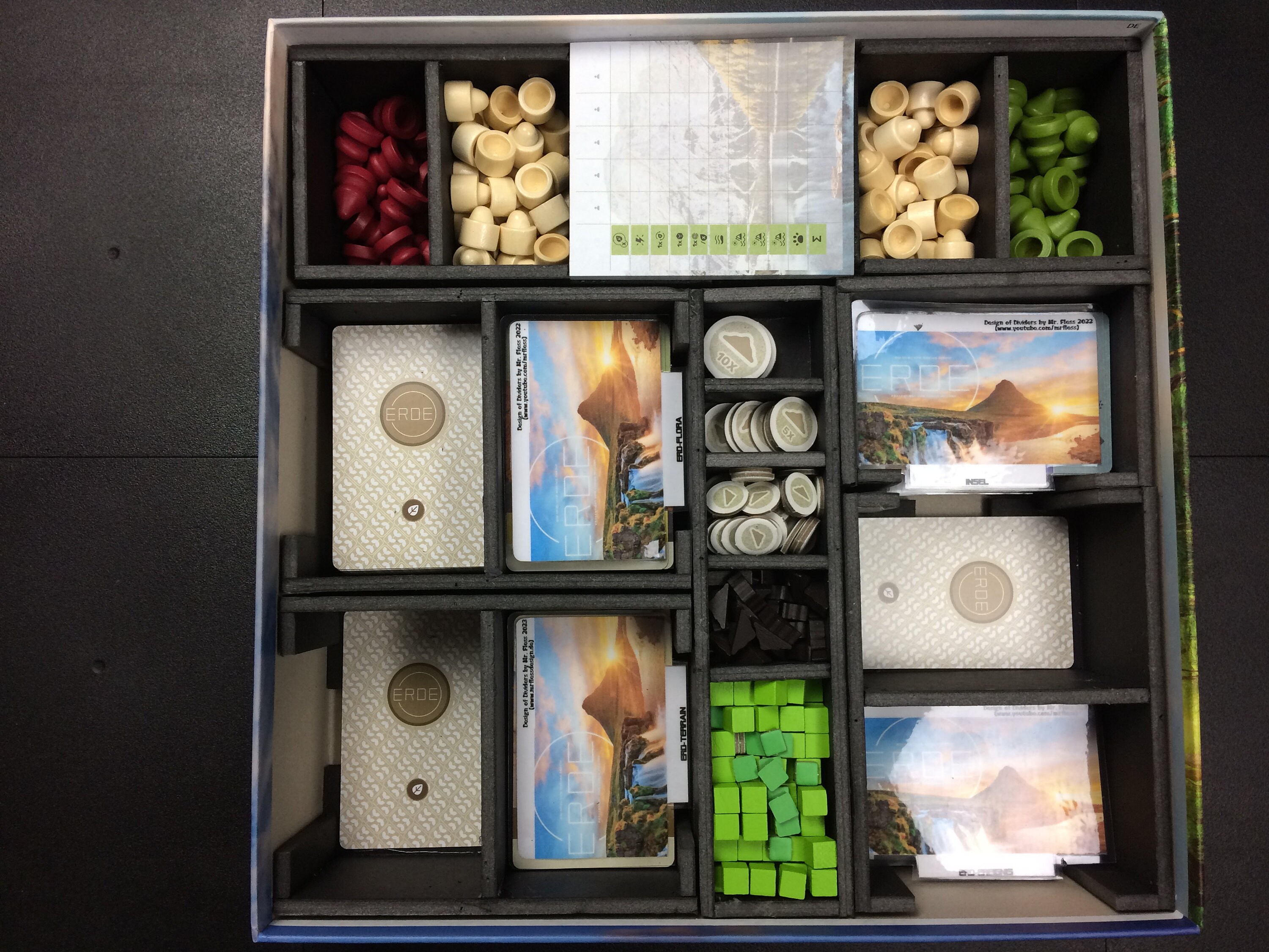 Earth® Organizer - Blueprint (english) Compatible With This Board Game ...