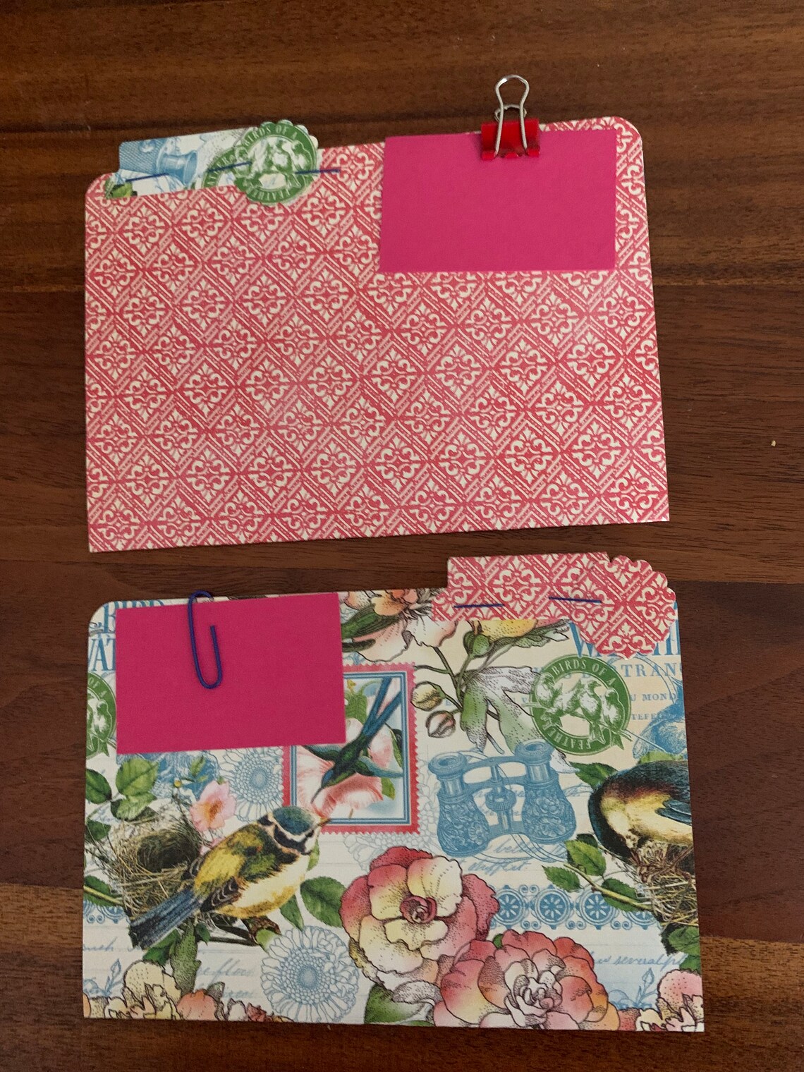 Birdwatching Mini File Folders Mini File Folders File - Etsy